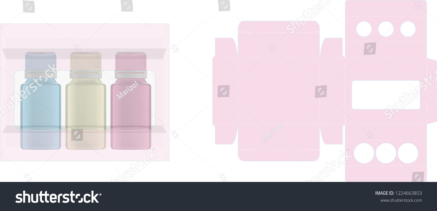 Packaging Essential Oil Bottles Stock Vector (Royalty Free) 1224663853