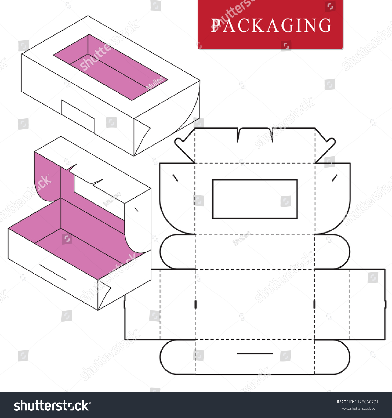 Packaging Fast Food Stock Vector (Royalty Free) 1128060791 | Shutterstock