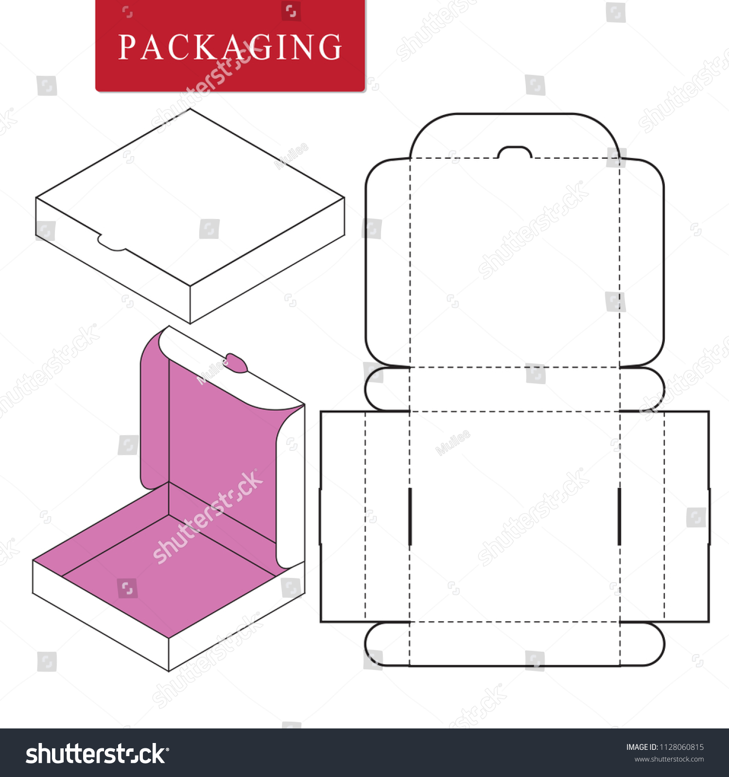 Packaging Fast Food Stock Vector (Royalty Free) 1128060815 | Shutterstock