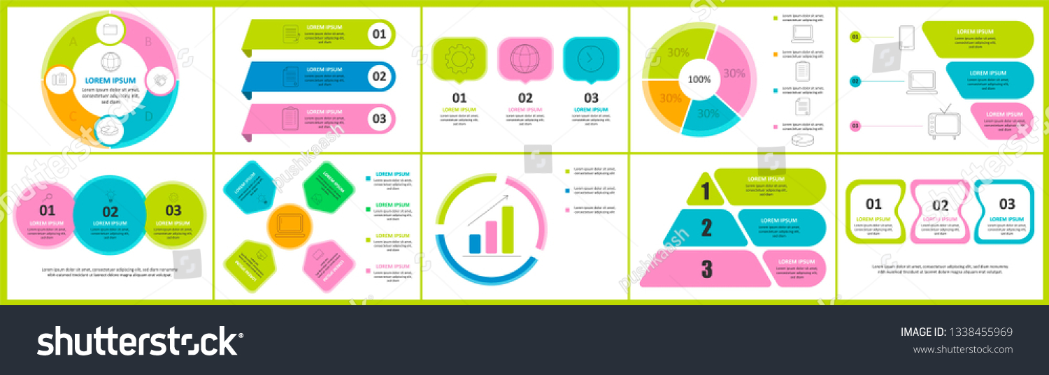 Pages Diagram Graph Chart Elements Stock Vector (Royalty Free ...