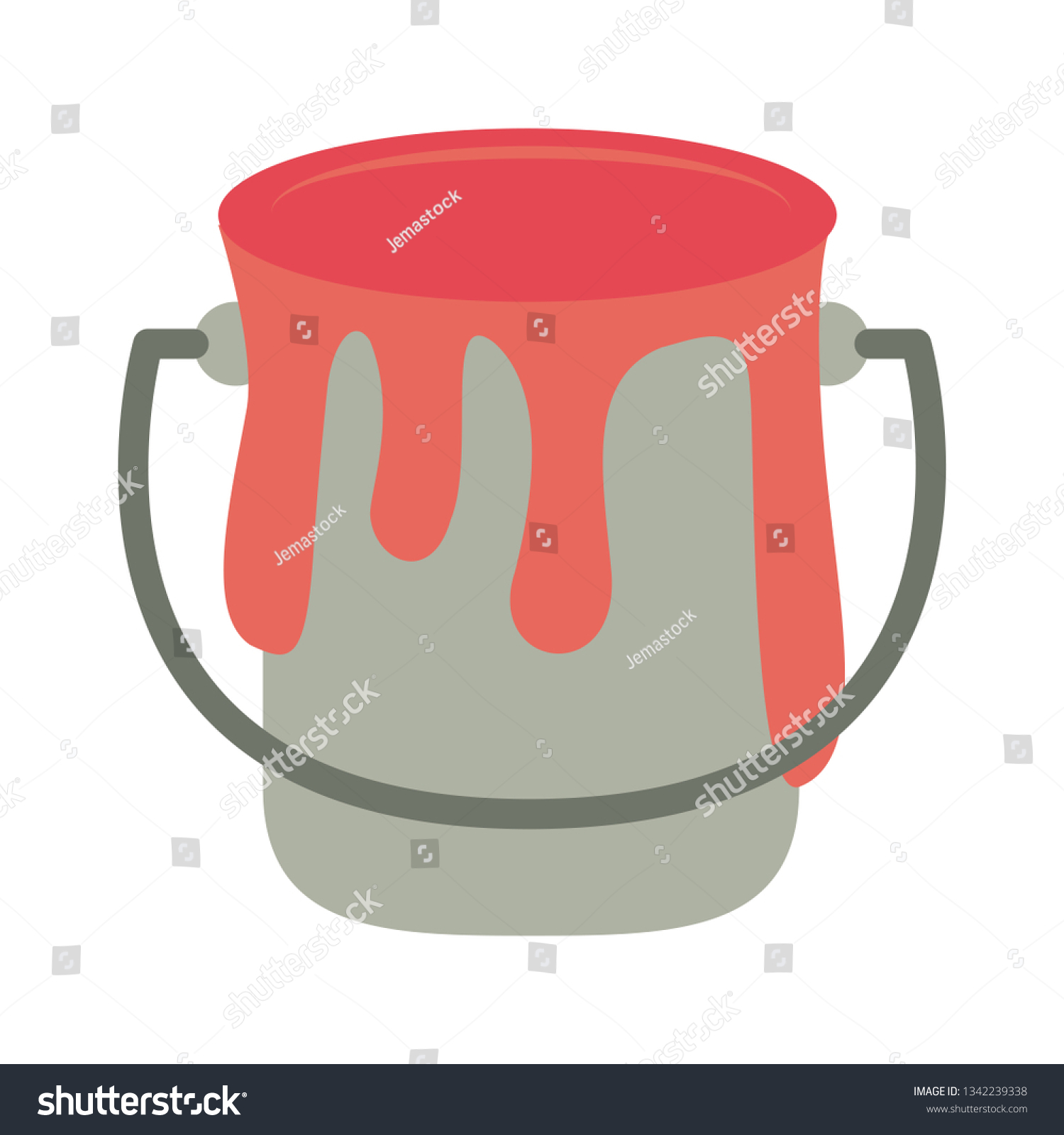 Paint Bucket Splash Stock Vector (Royalty Free) 1342239338 | Shutterstock