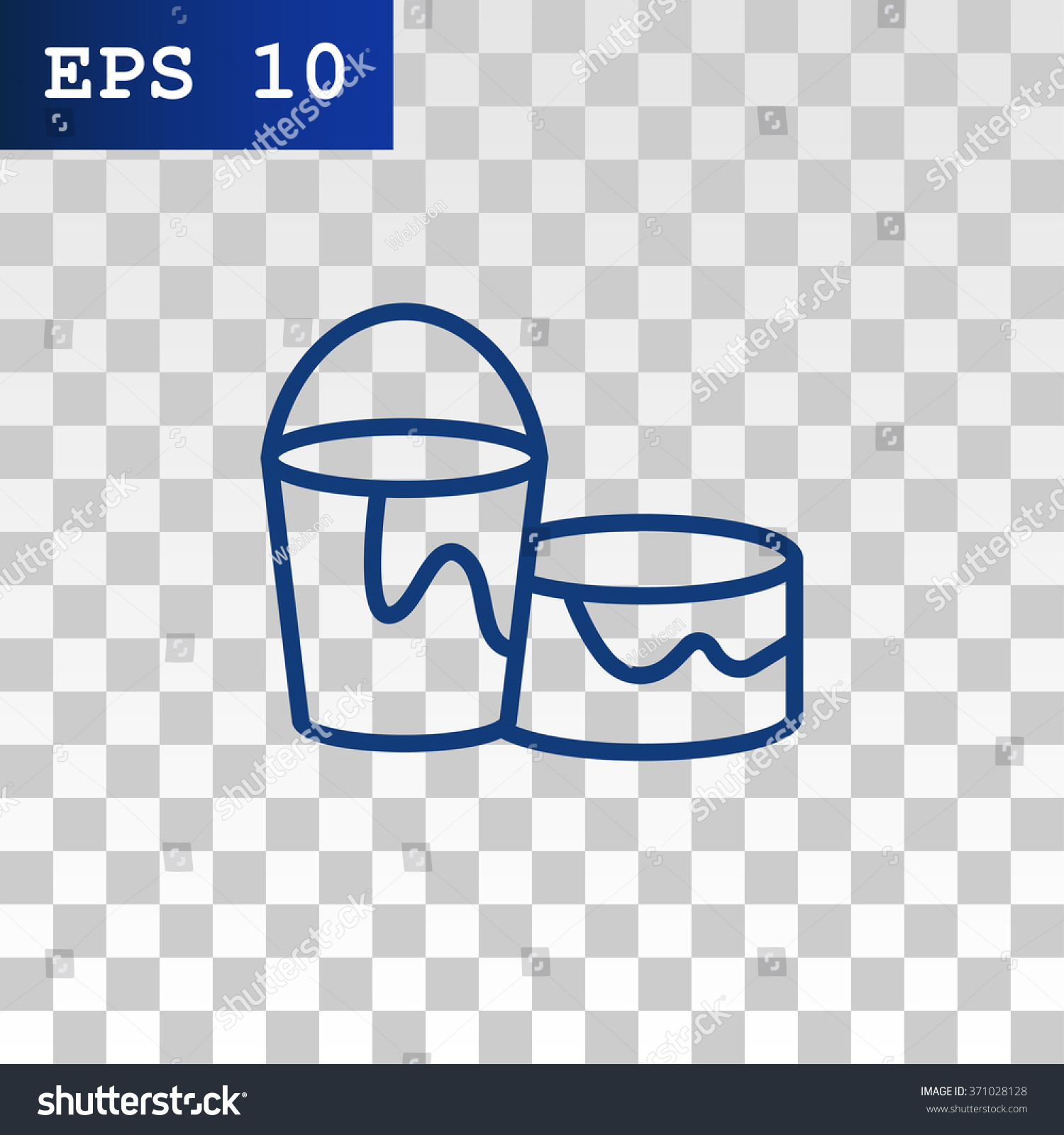 Paint Can Icon Stock Vector (Royalty Free) 371028128 | Shutterstock