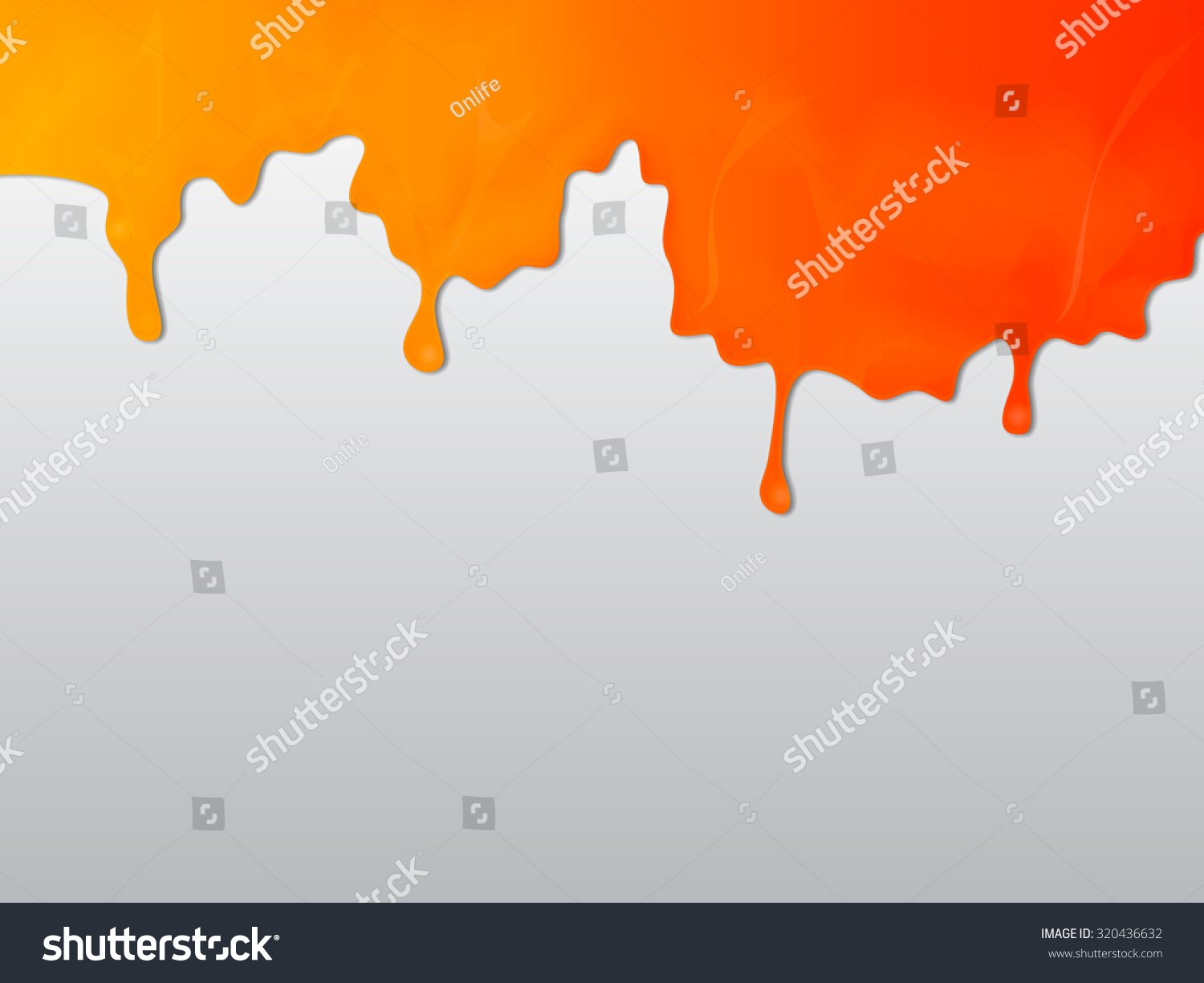 Paint Colorful Dripping Background Vector Illustration Stock Vector ...