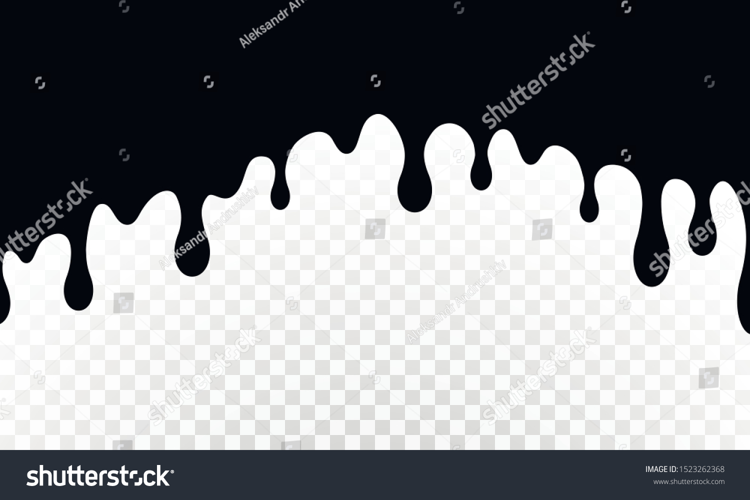 Paint Drips Pattern Drops Flowing Current Stock Vector (Royalty Free ...