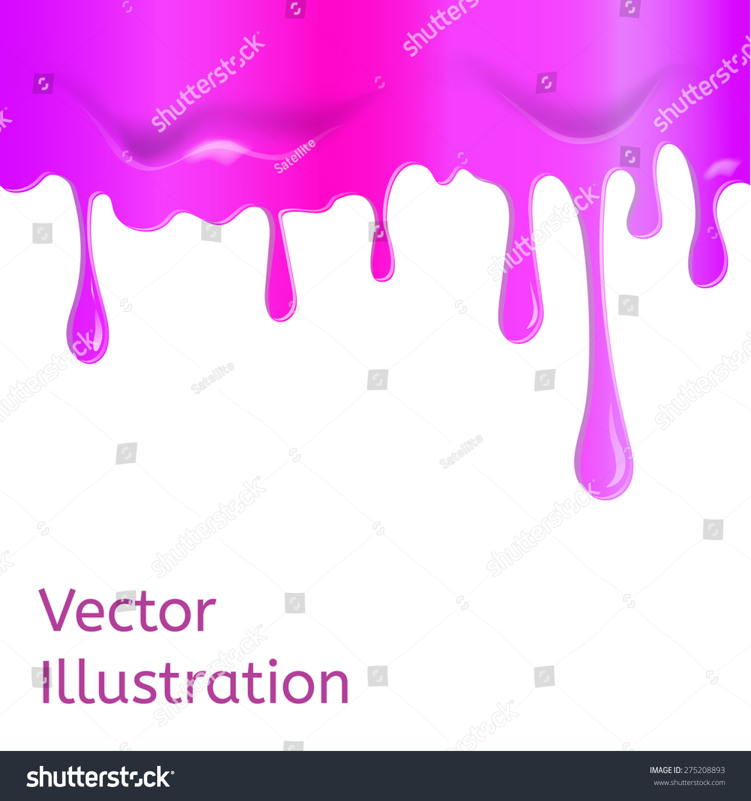 Paint Pink Dripping Background Vector Illustration: เวกเตอร์สต็อก (ปลอด ...