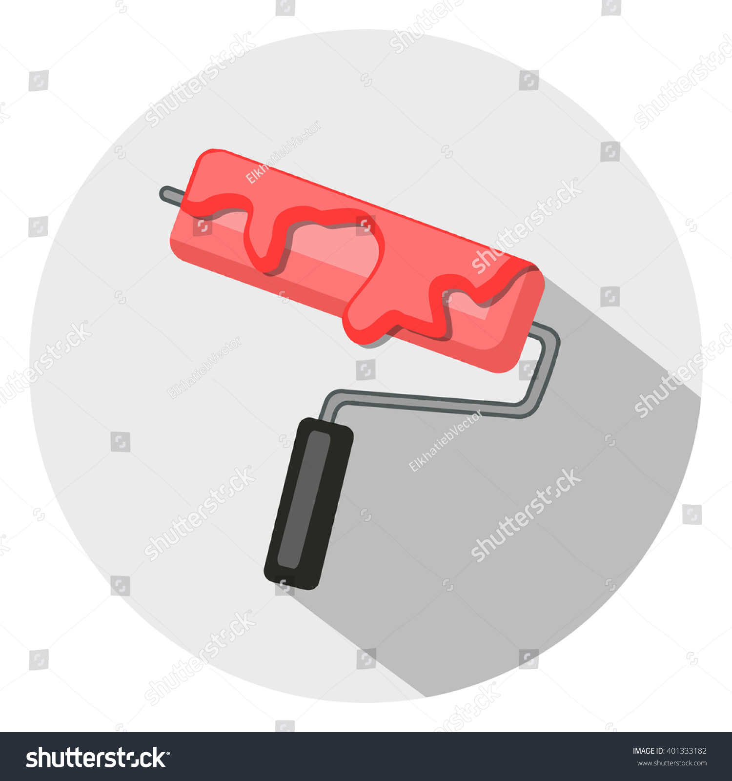 Paint Roll Icon Stock Vector (Royalty Free) 401333182 | Shutterstock
