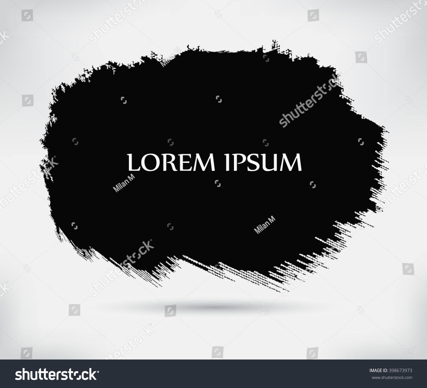 Paint Splash Background Vector Grunge Banner Stock Vector (Royalty Free ...