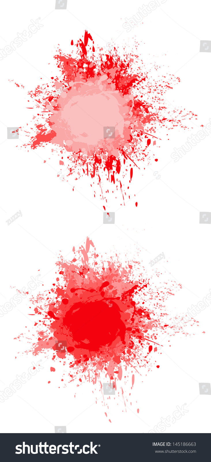 Paint Splat Illustrations Stock Vector (Royalty Free) 145186663