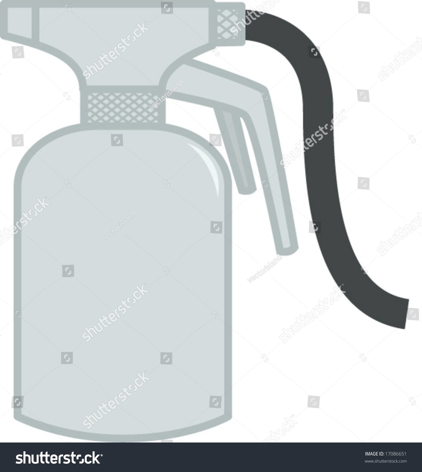 Paint Spray Gun Stock Vector Illustration 17086651 : Shutterstock