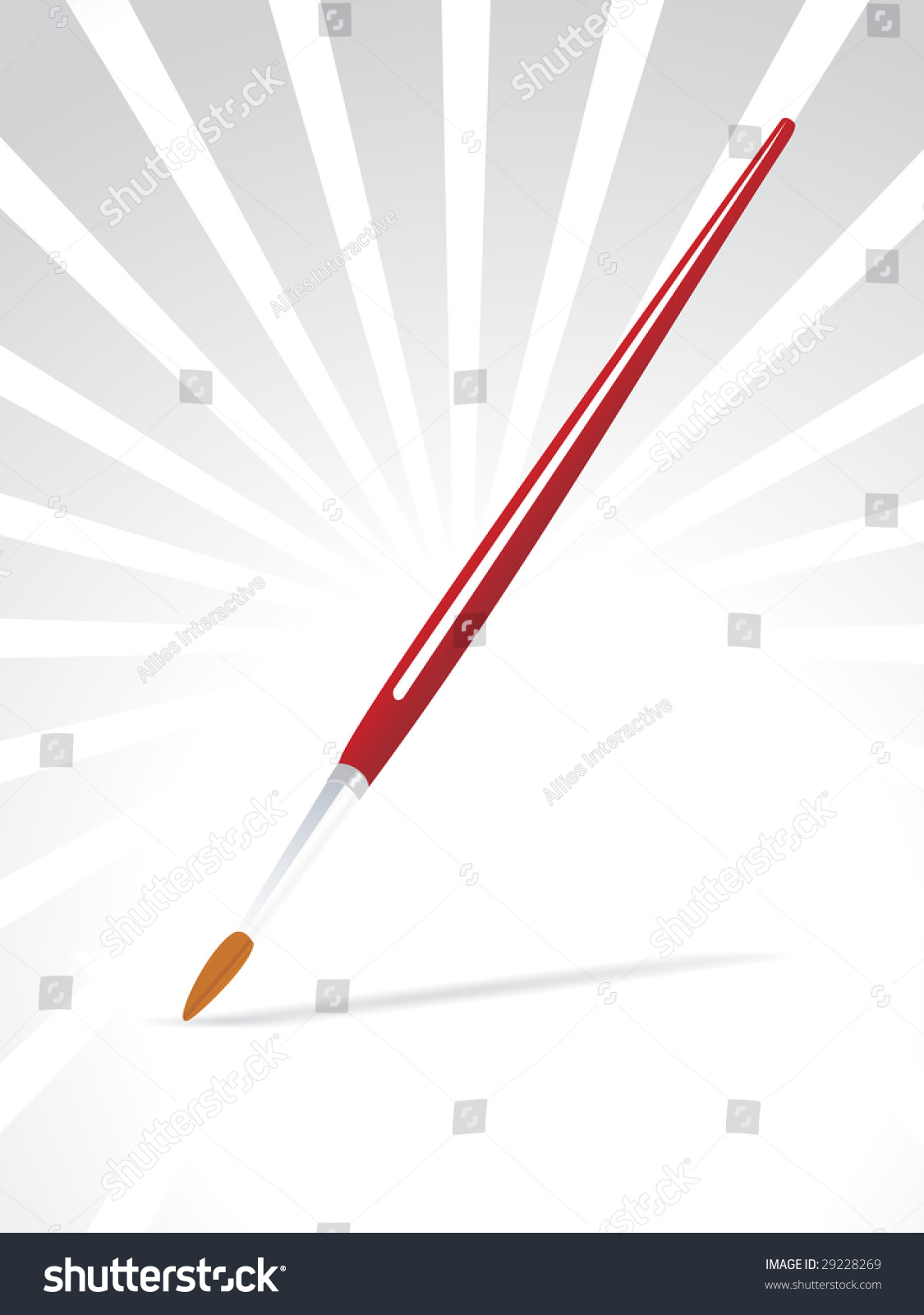 Paintbrush Sharp Edge Illustration Stock Vector (Royalty Free) 29228269 ...