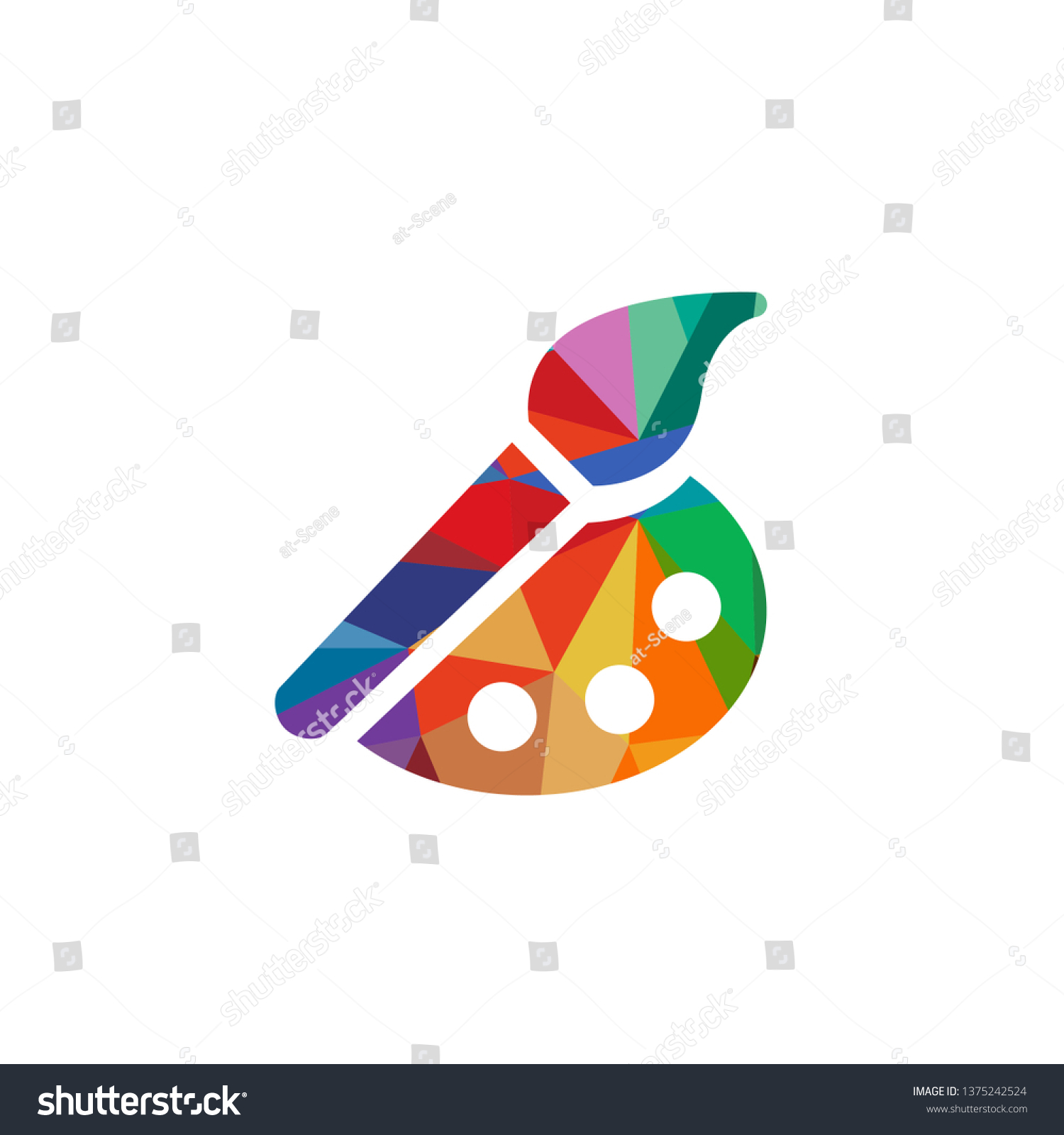 Painting App Icon Stock Vector (Royalty Free) 1375242524