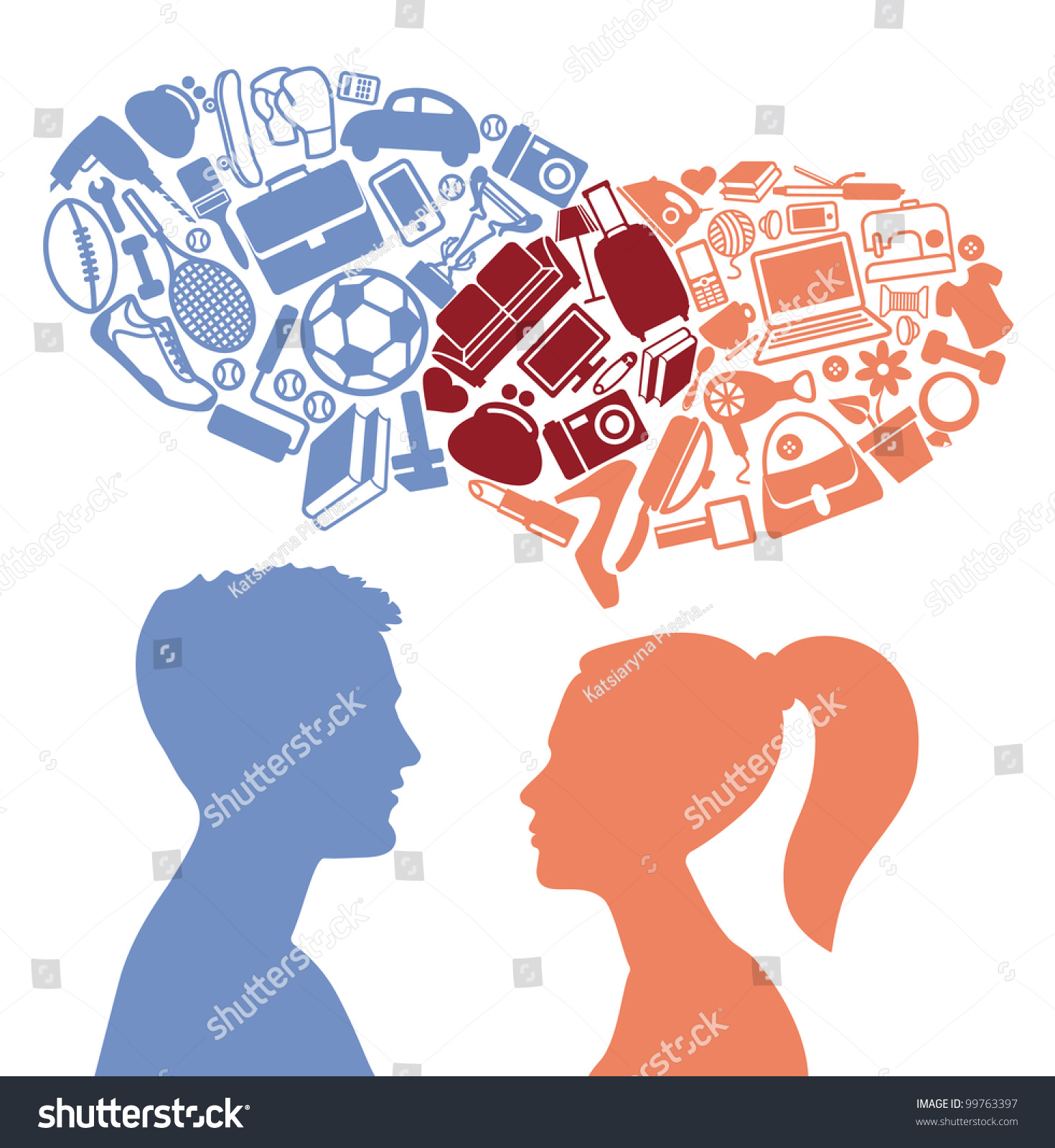 Pair Symbol Stock Vector (Royalty Free) 99763397 | Shutterstock