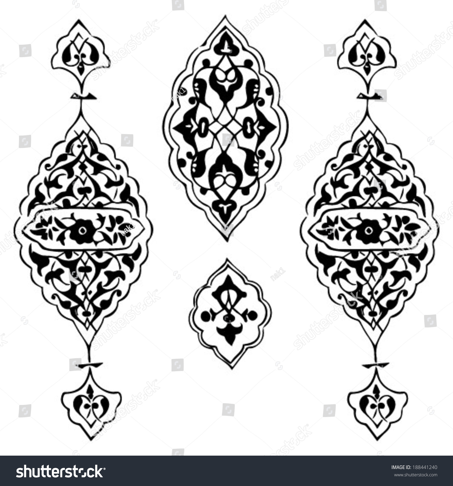 Paisley Design Stock Vector (Royalty Free) 188441240 | Shutterstock