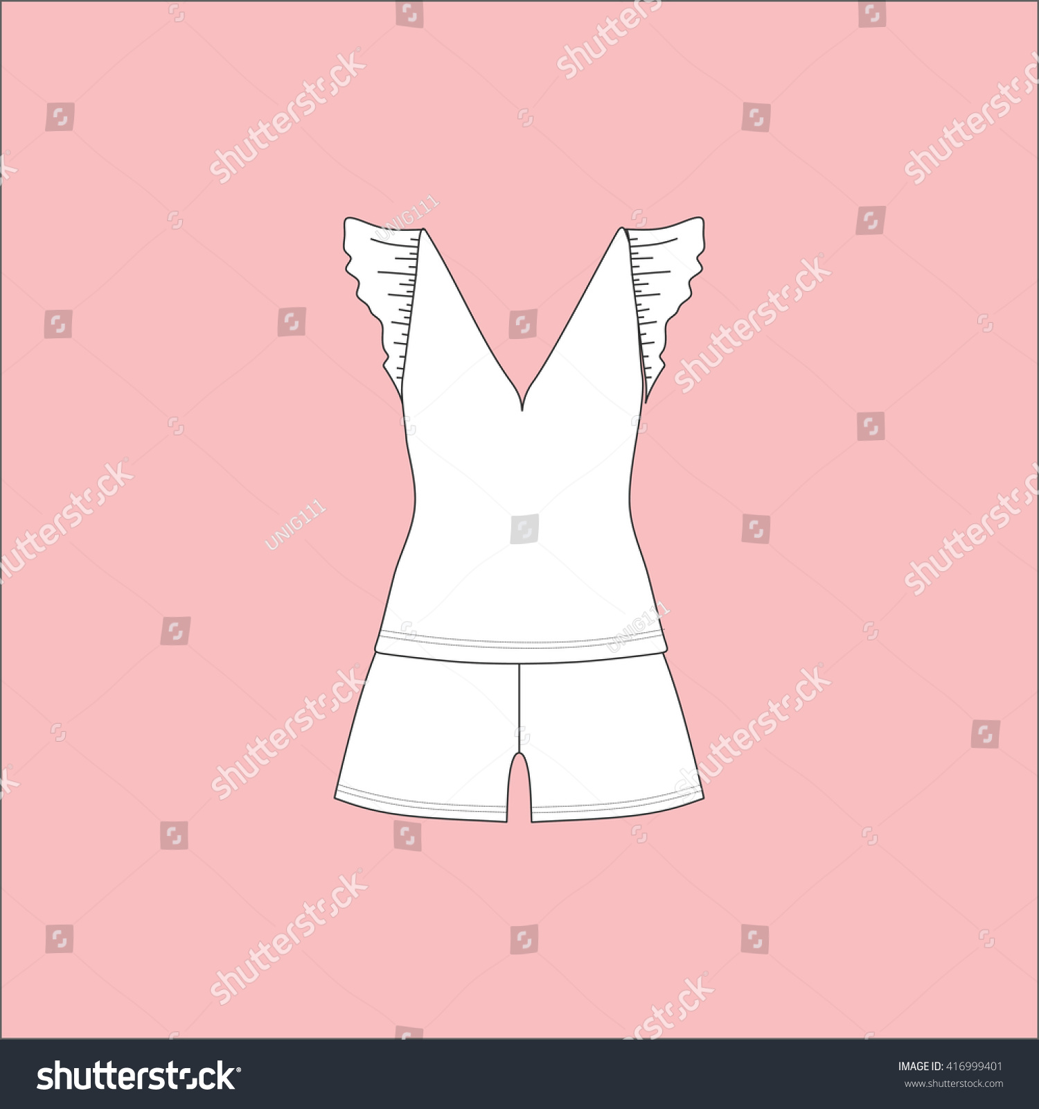 Pajamas Stock Vector (Royalty Free) 416999401 | Shutterstock