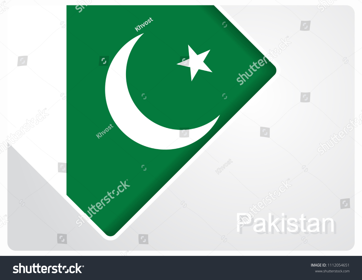Pakistani Flag Design Background Layout Vector: vetor stock (livre de ...