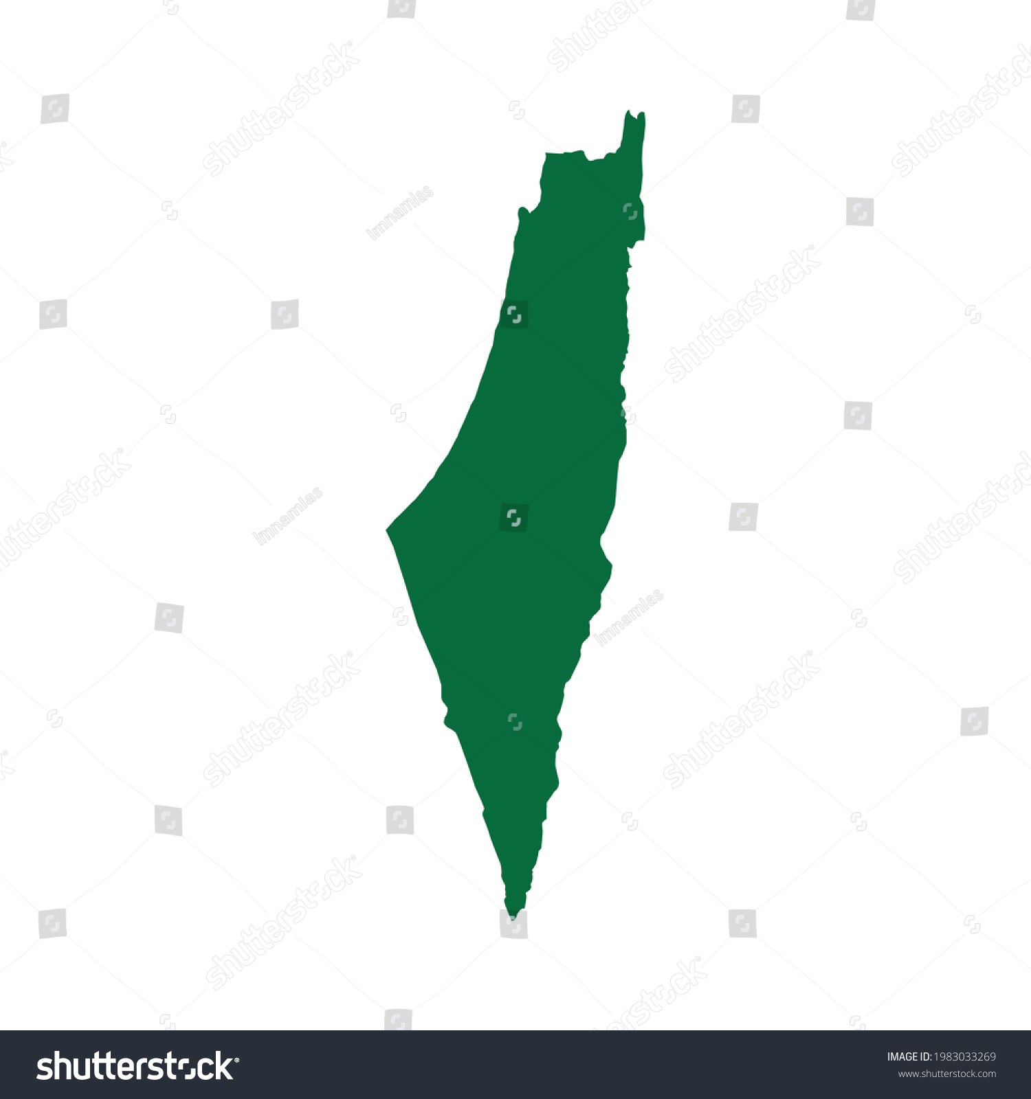 Palestine Map Palestine Map Vector Stock Vector (Royalty Free ...