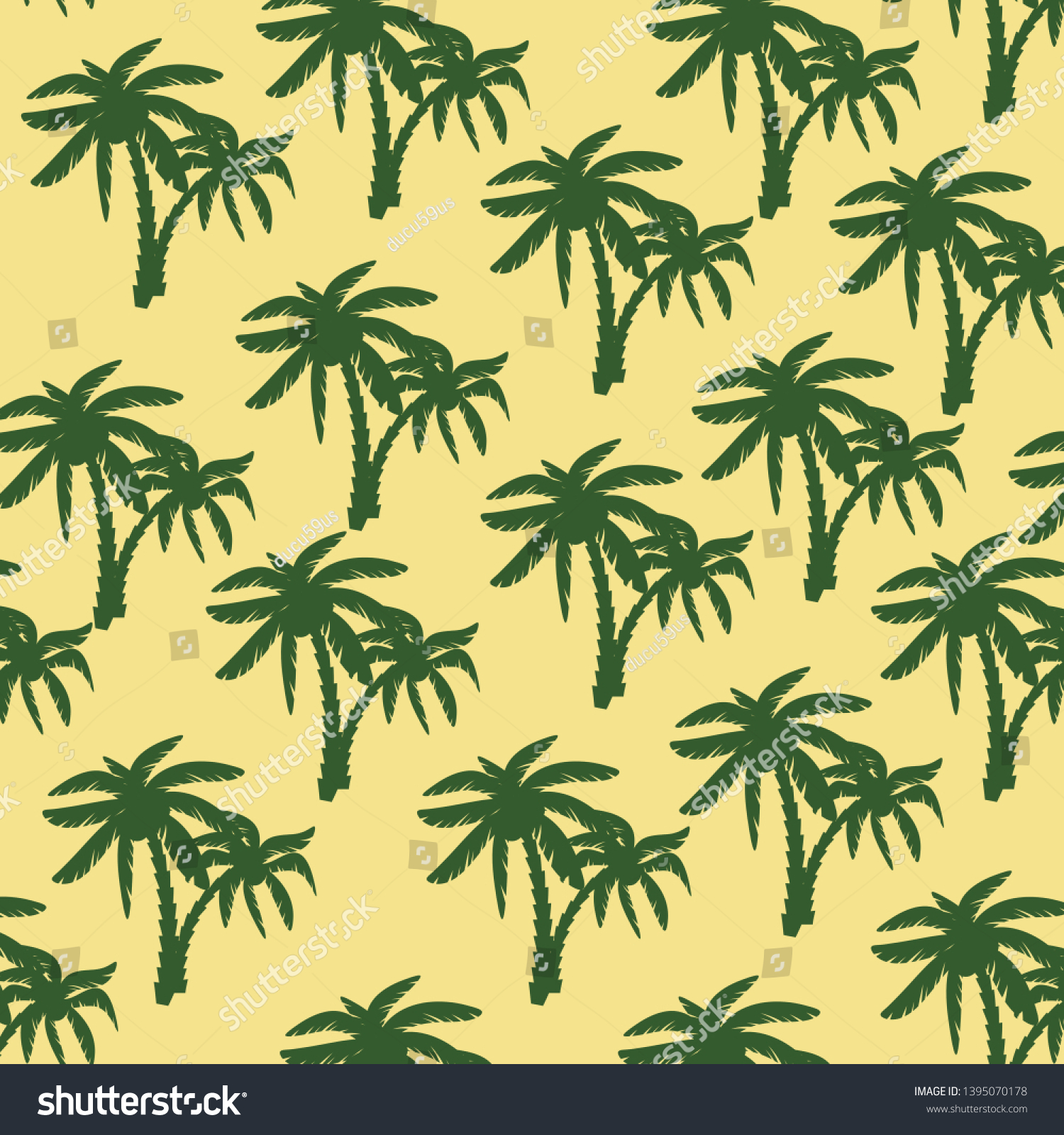 Palm Tree Pattern Texture Design Vector: เวกเตอร์สต็อก (ปลอดค่า ...