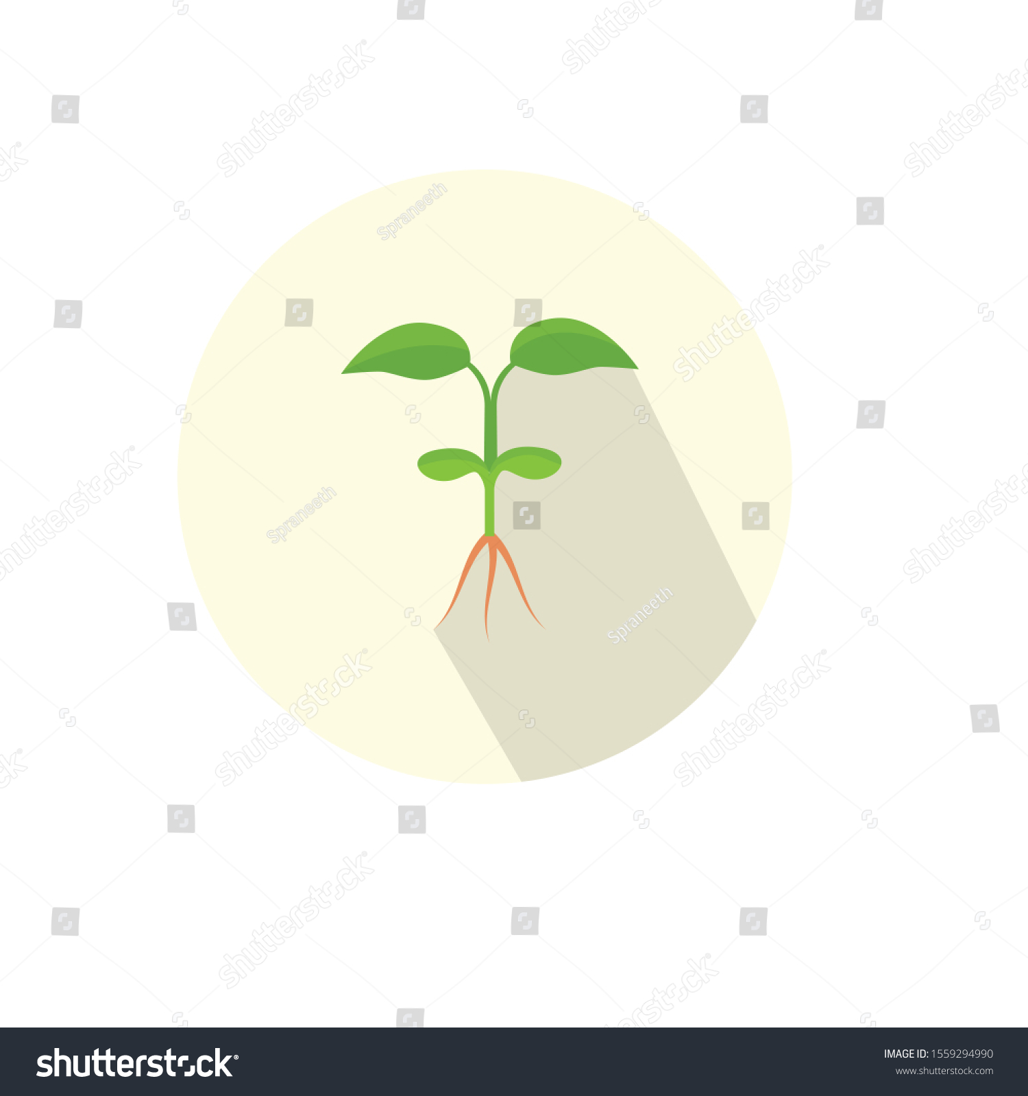 Palnt Vector Illustration Simple Clip Art Stock Vector (Royalty Free ...
