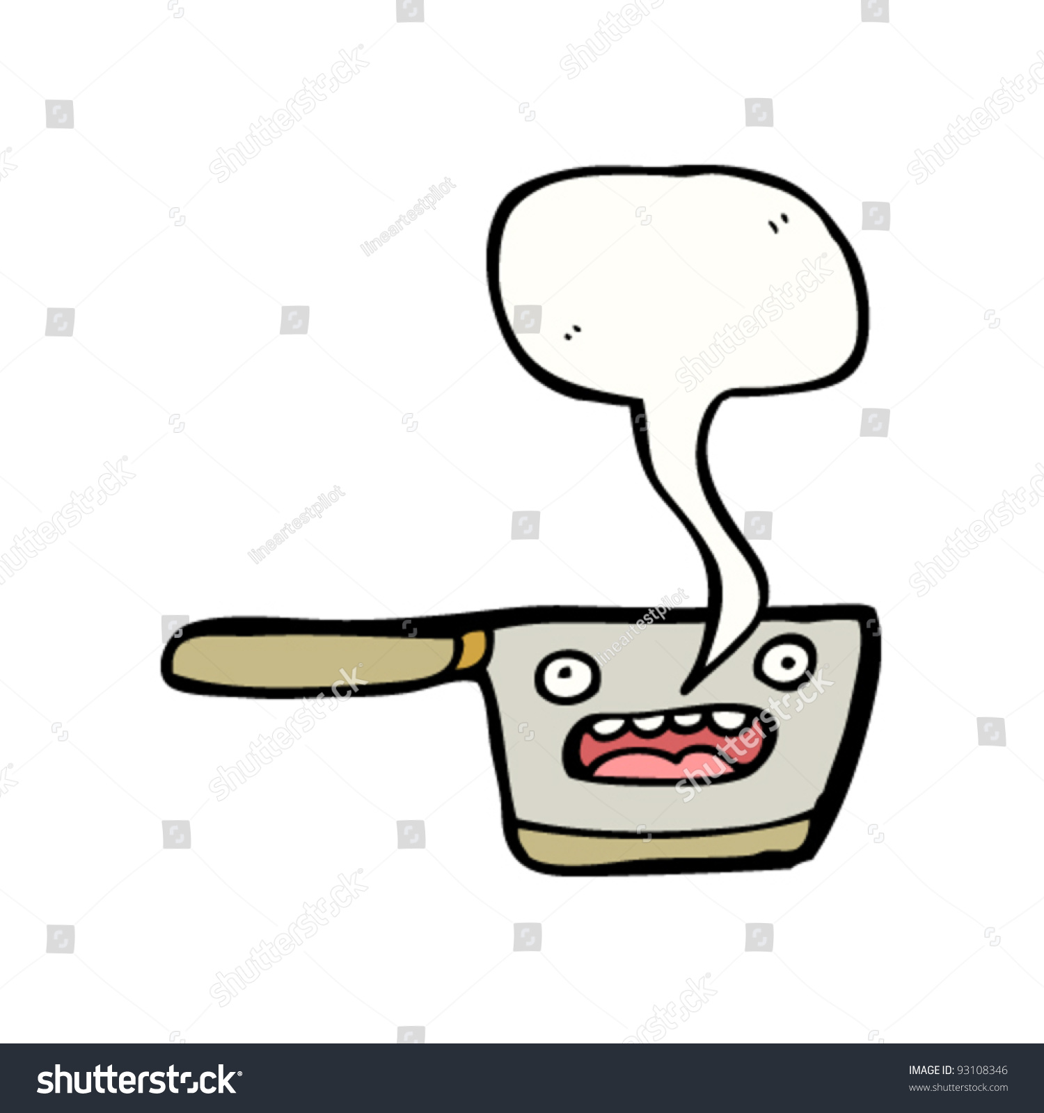Pan Cartoon Character Stock Vector (Royalty Free) 93108346 | Shutterstock
