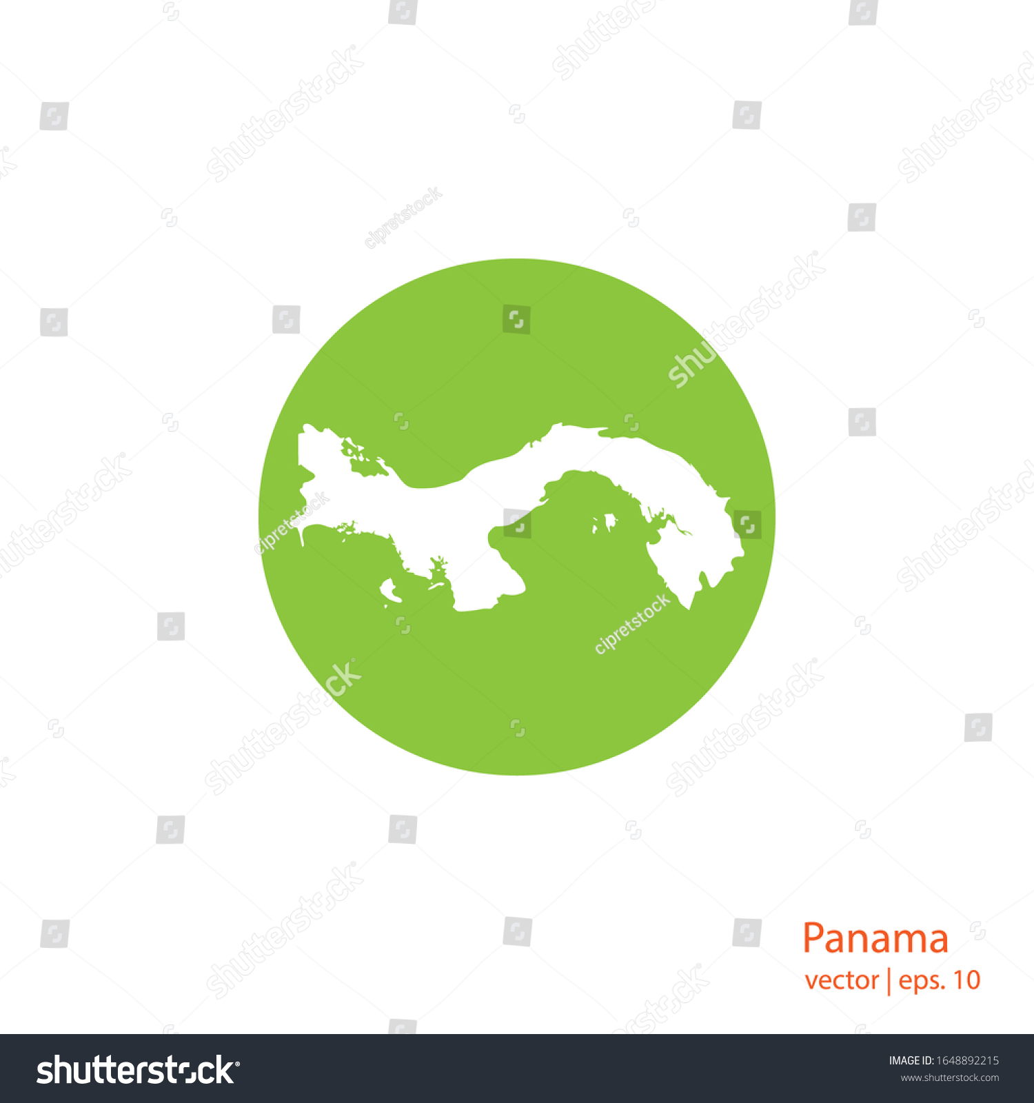 Panama Maps Logo Design Vector Template Stock Vector (Royalty Free ...