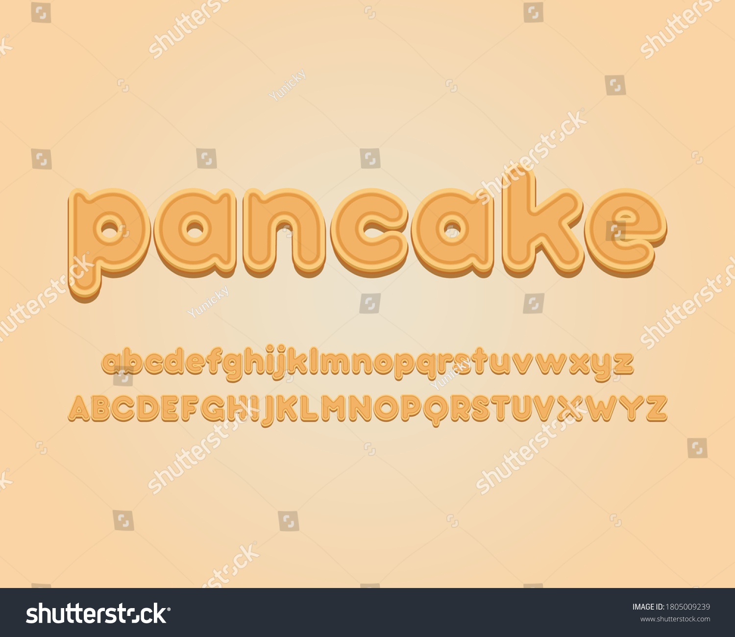 422 Pancake font Images, Stock Photos & Vectors | Shutterstock