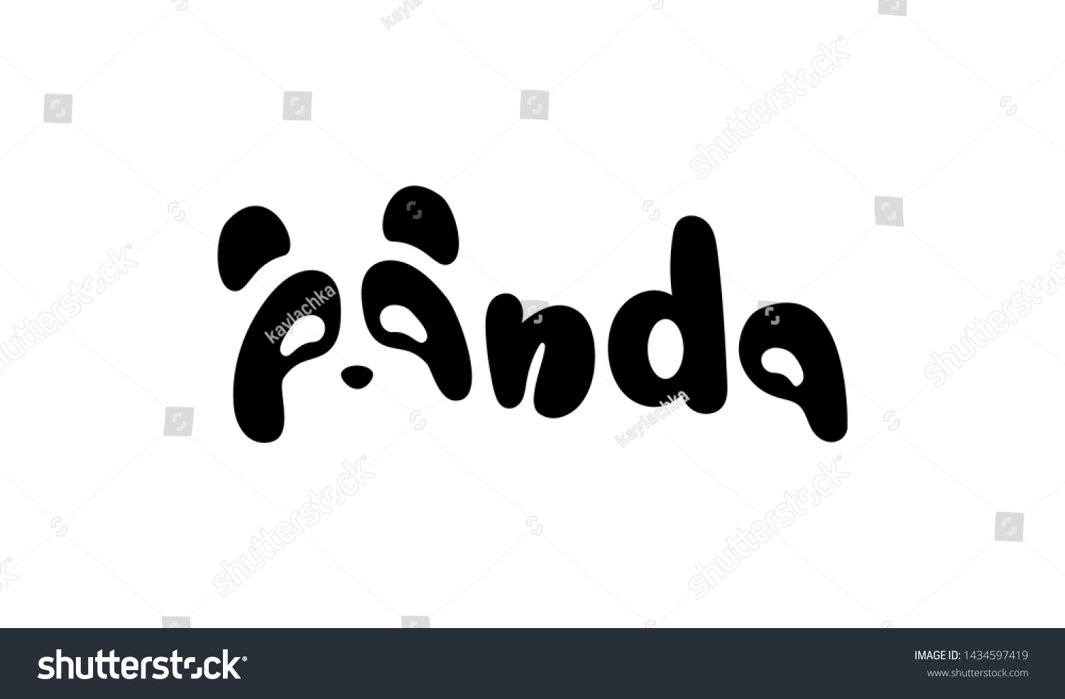 4,424 Cute panda text Images, Stock Photos & Vectors | Shutterstock