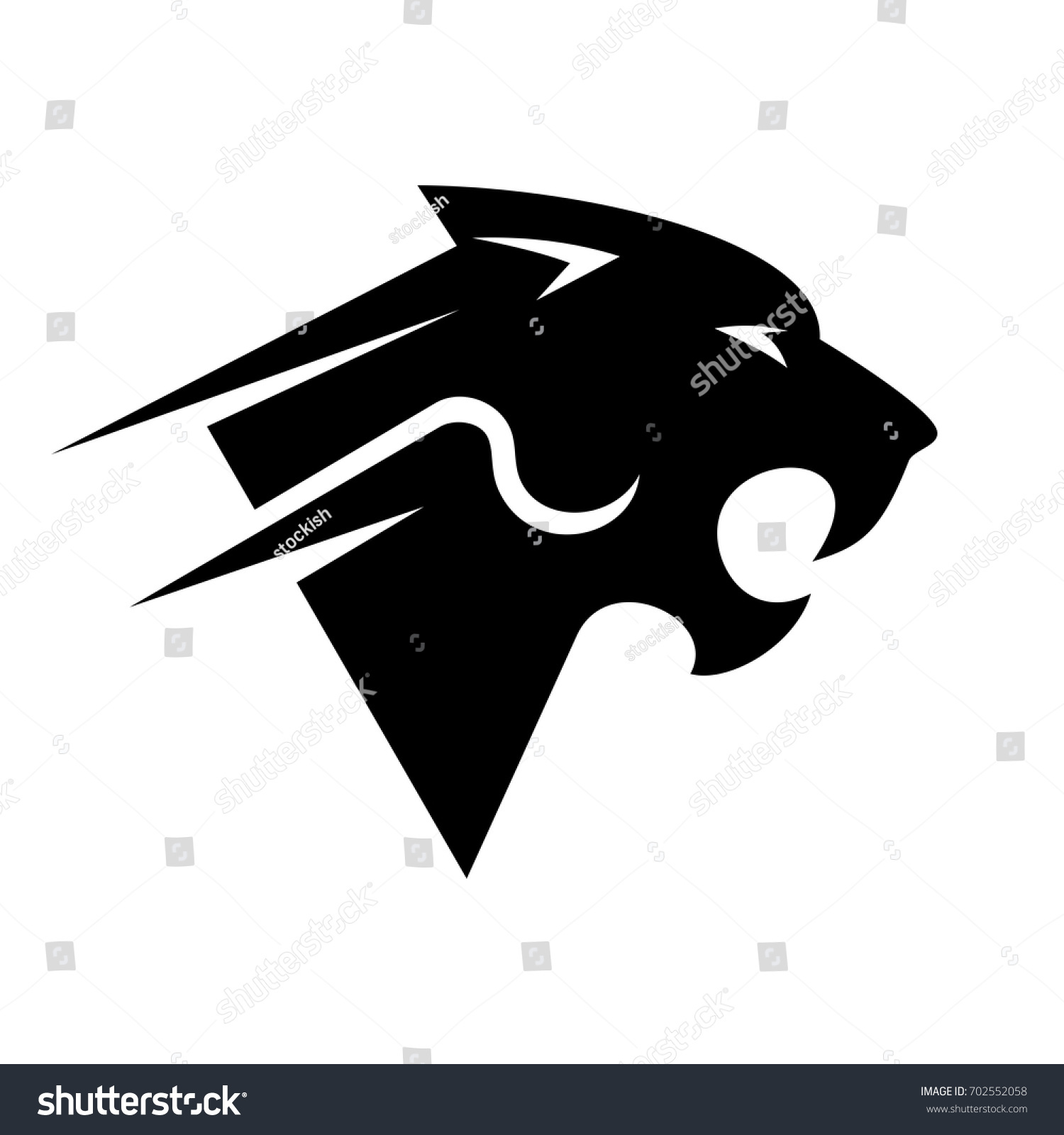 Panther Vector Logo Stock Vector (royalty Free) 702552058 | Shutterstock