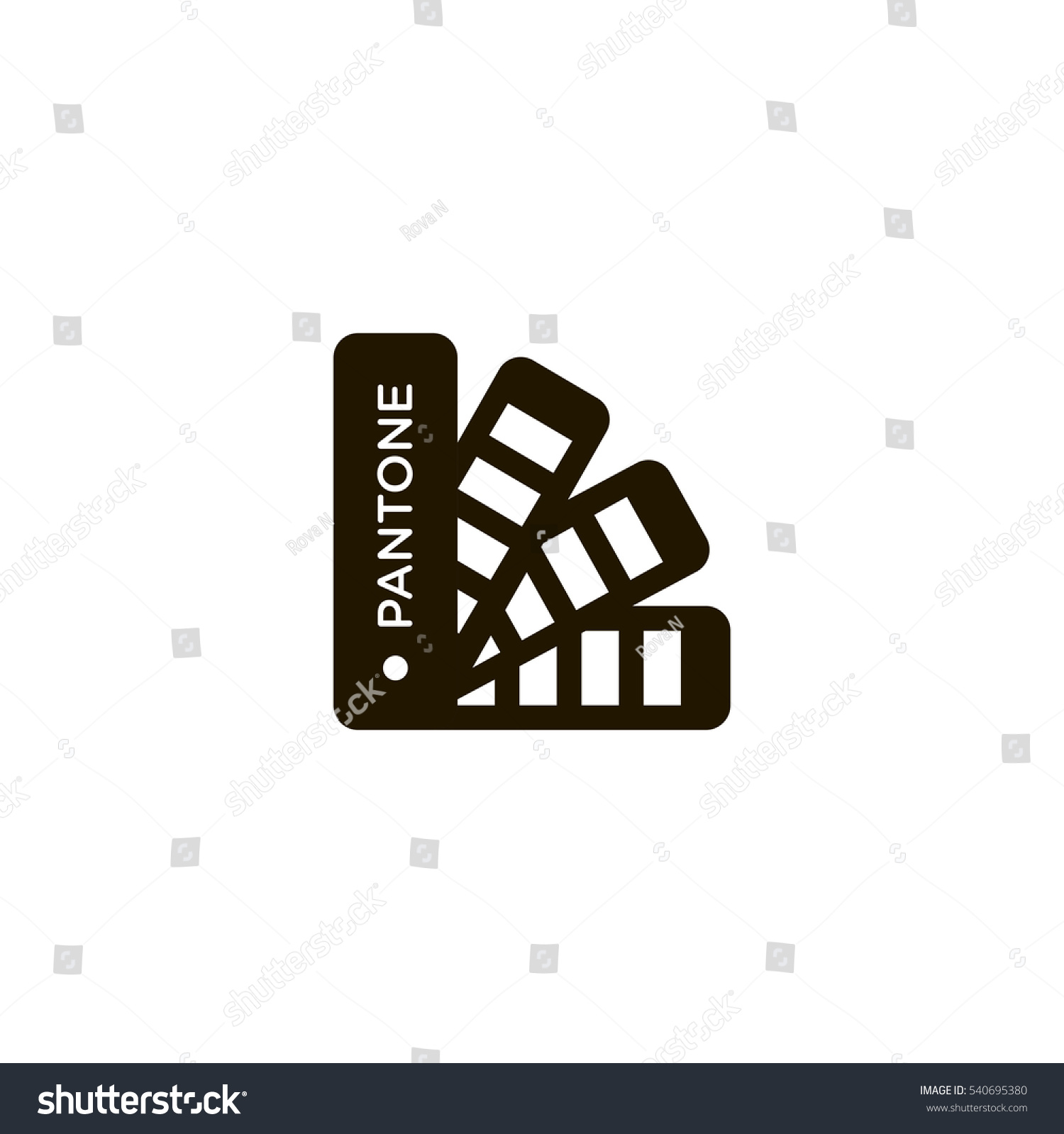 Pantone Icon Sign Design Stock Vector (Royalty Free) 540695380