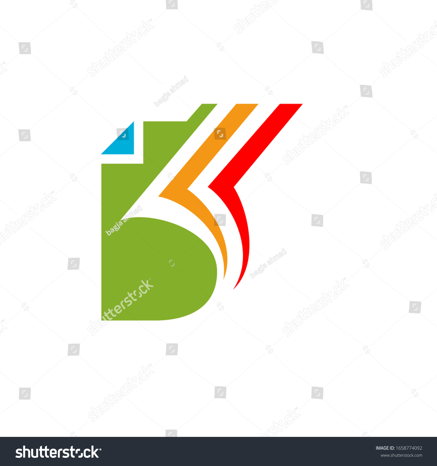 Paper Logo Vector Modern Template: เวกเตอร์สต็อก (ปลอดค่าลิขสิทธิ์ ...