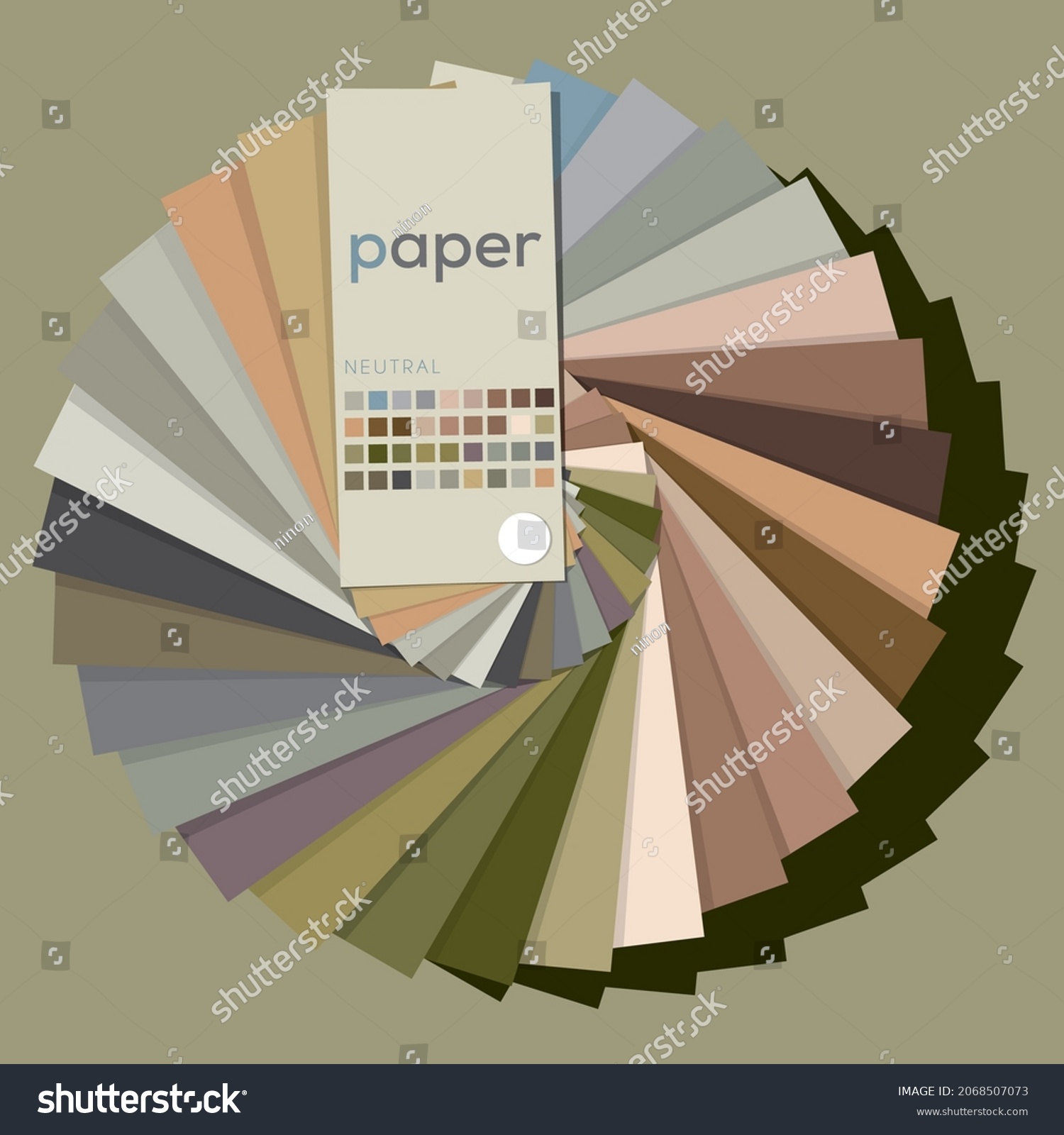 Paper Neutral Graphic Sample Book Stock Vector (Royalty Free ...