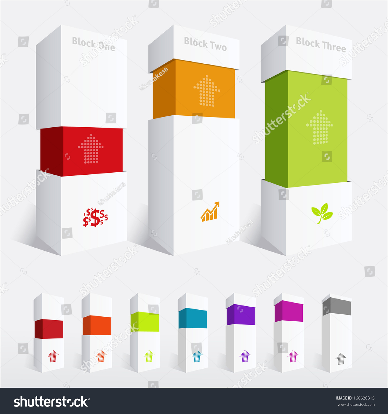 Paper Prism Vector Infographic Chart Template: เวกเตอร์สต็อก (ปลอดค่า ...