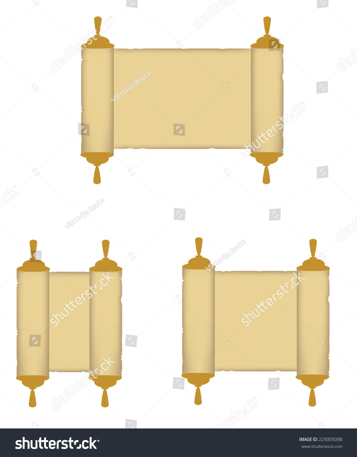 Paper Roll Rolled Paper Paper Scroll: เวกเตอร์สต็อก (ปลอดค่าลิขสิทธิ์ ...