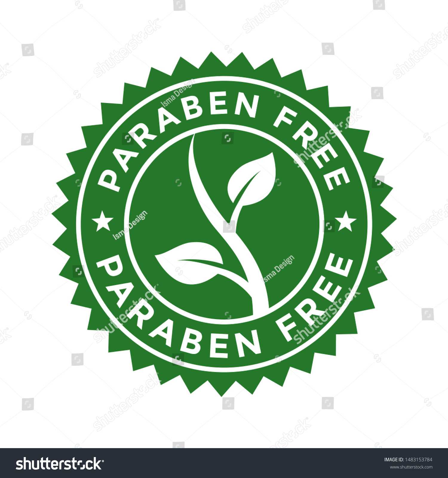 Paraben Vector Logo Badge Template Stock Vector (Royalty Free ...
