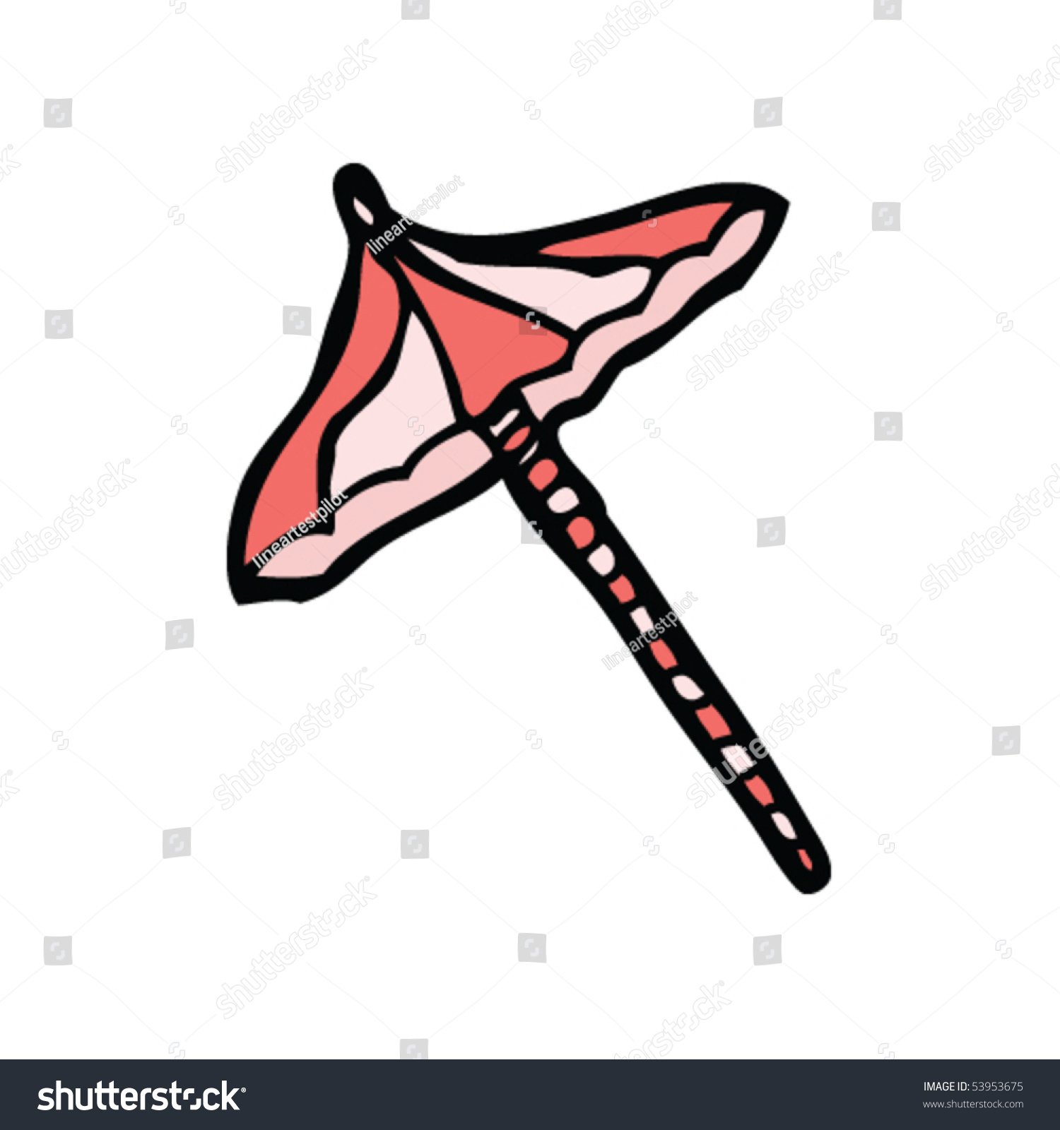 Parasol Drawing Stock Vector (Royalty Free) 53953675 | Shutterstock