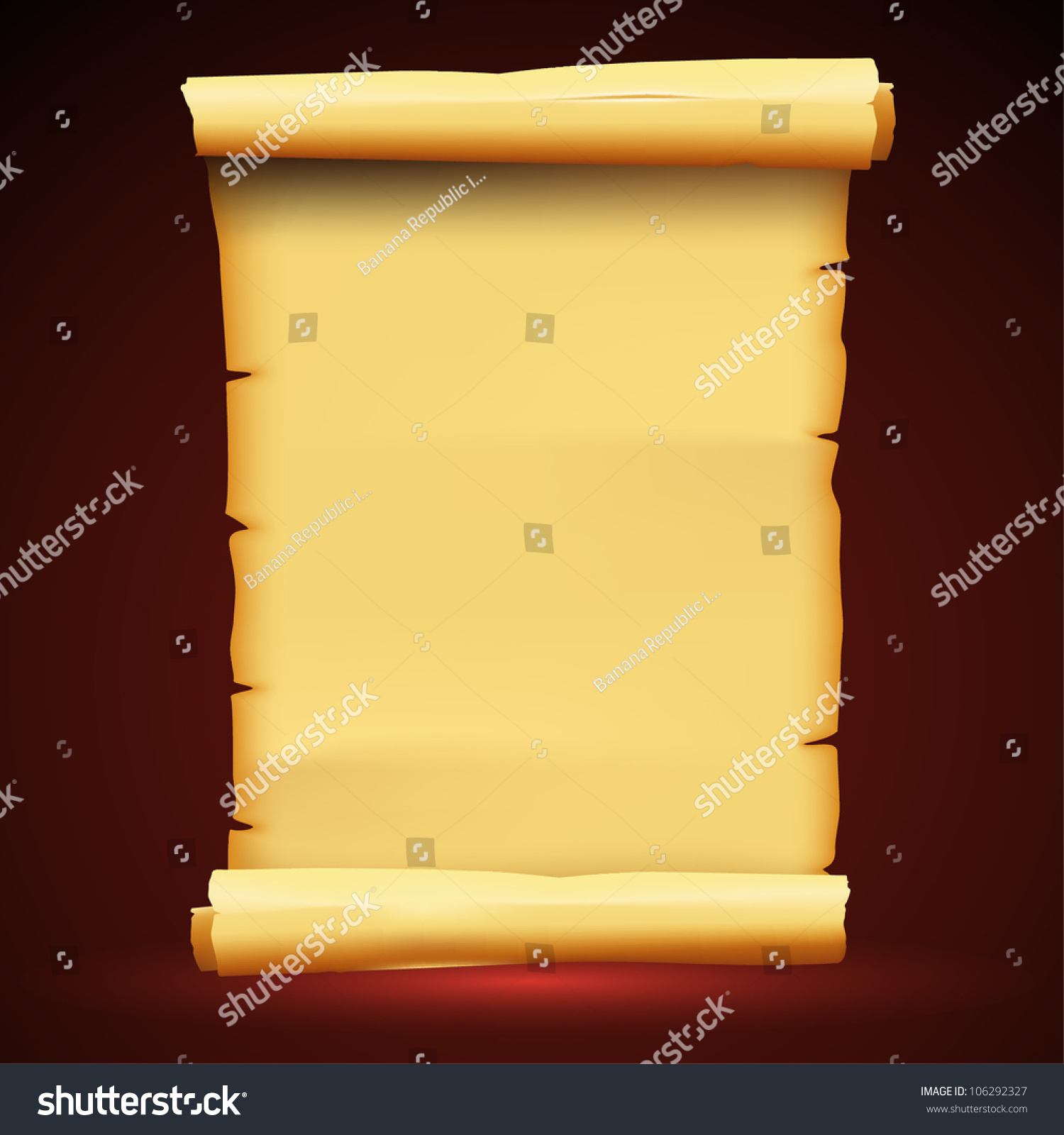 Parchment Paper Antique Background Stock Vector (Royalty Free) 106292327