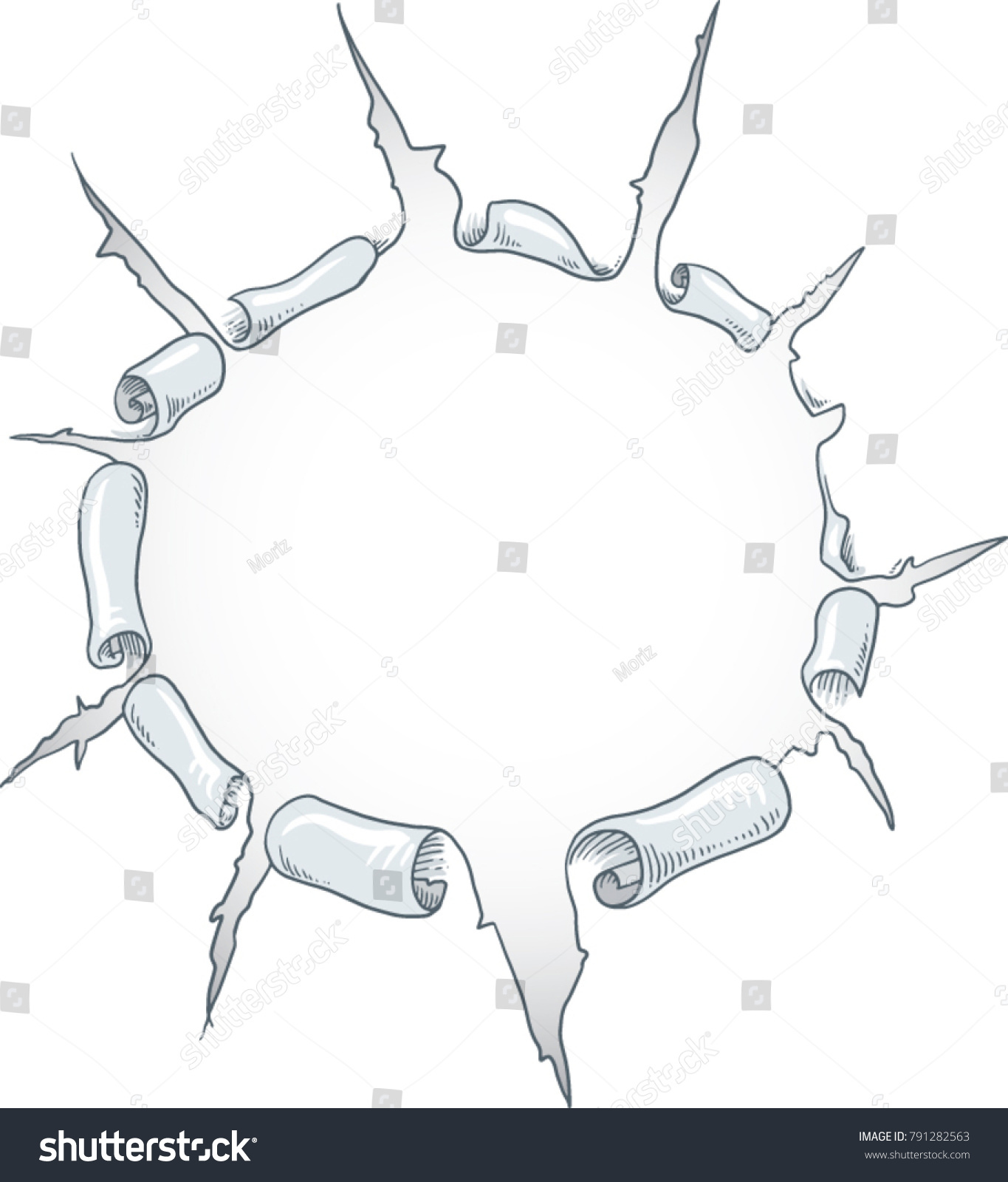 Parchment Paper Frame Icon Stock Vector (Royalty Free) 791282563 ...