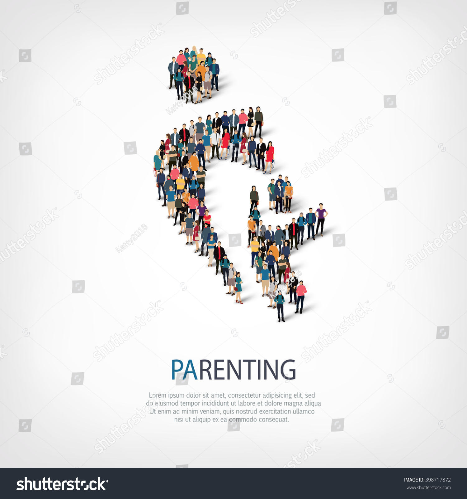 Parenting People Symbol Stock Vector (Royalty Free) 398717872 ...