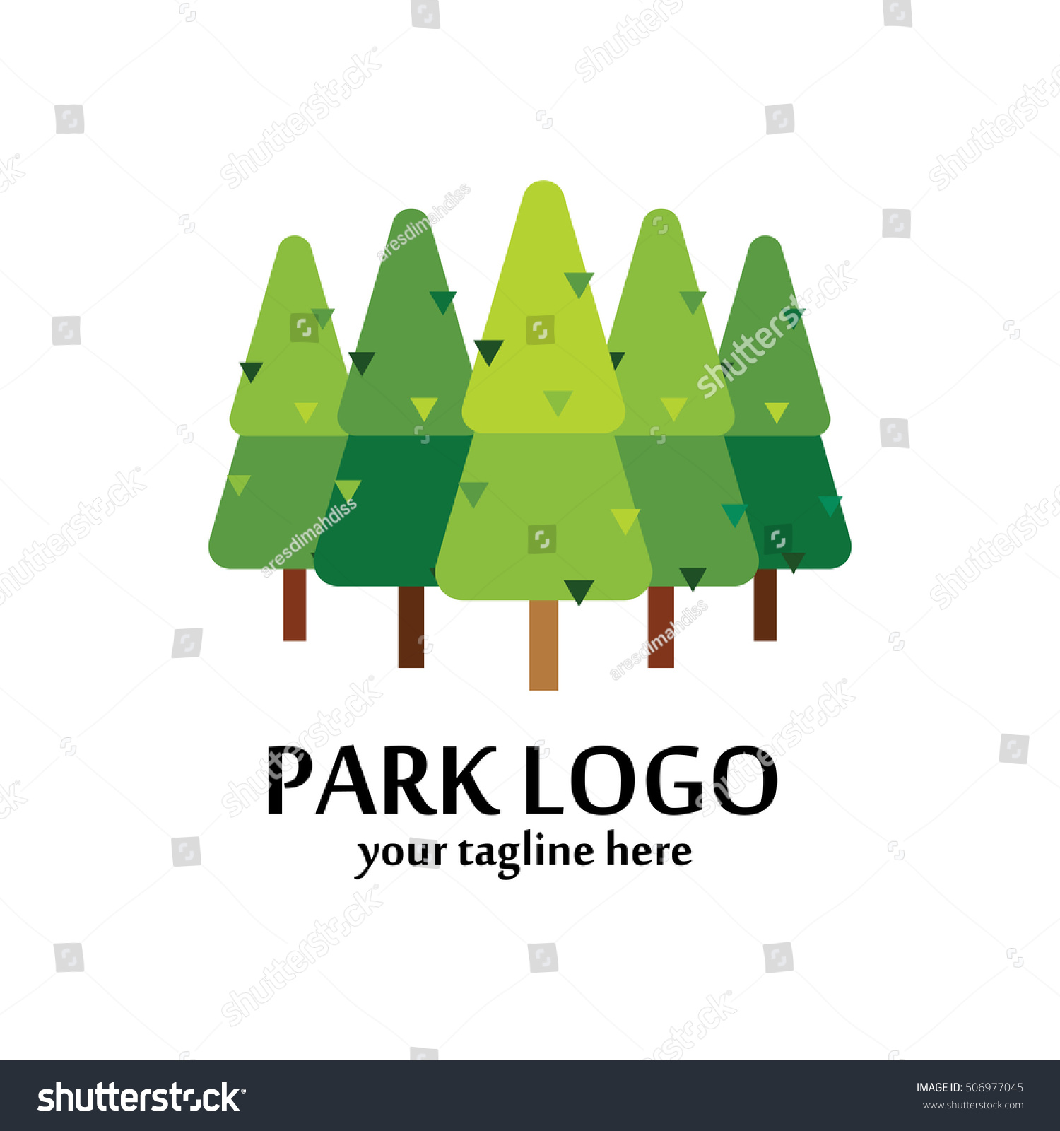Park Theme Logo Template Stock Vector (Royalty Free) 506977045 ...
