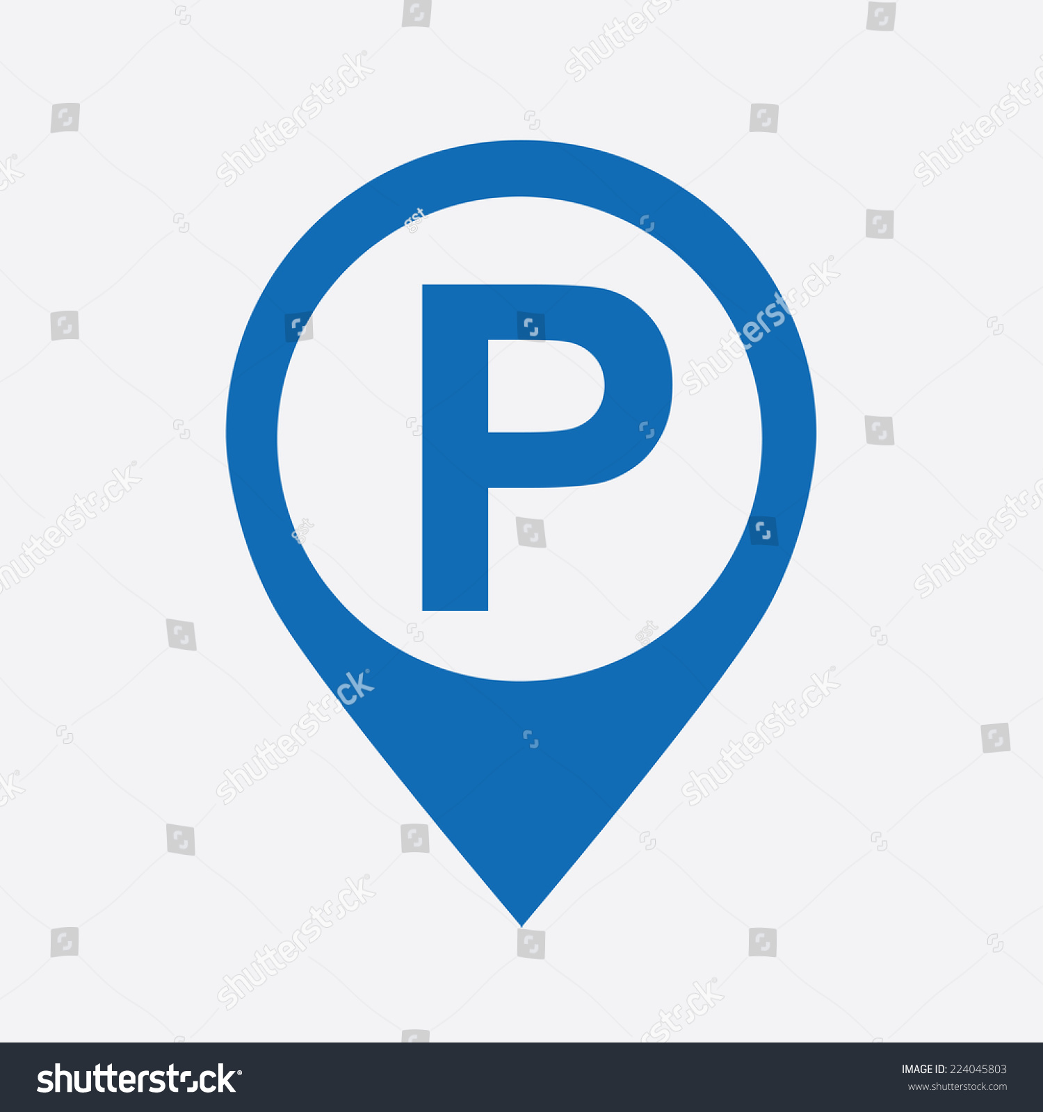 Parking Graphic Design Vector Illustration Stock Vector (Royalty Free ...