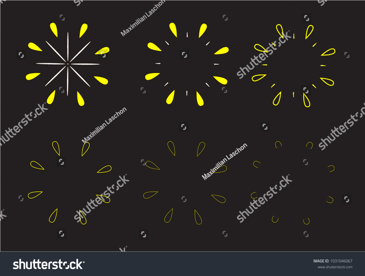 Particle Explosion Effects Mobile Game Assets Stock Vector (Royalty ...