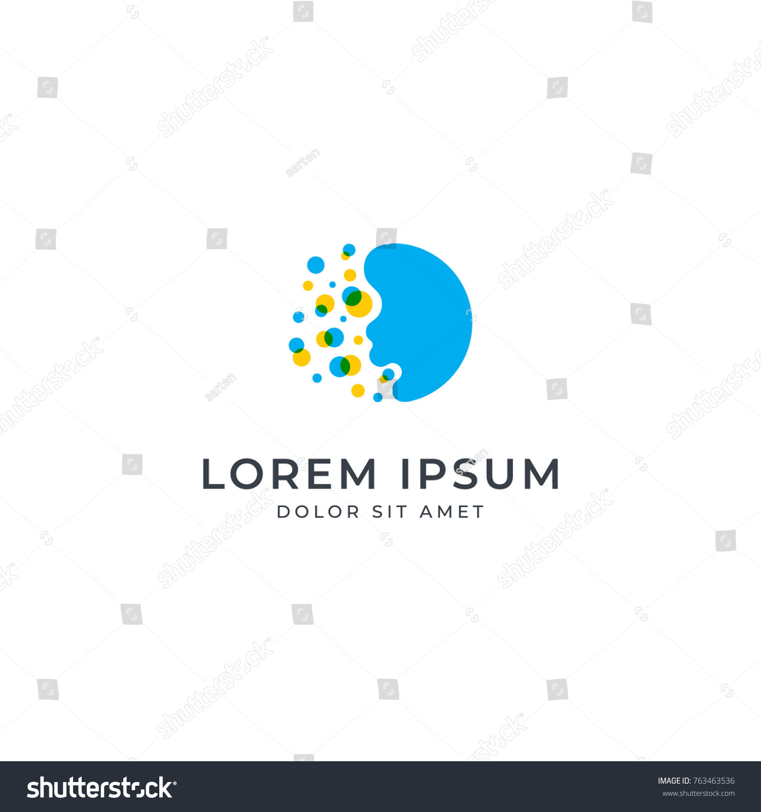 Particle Logo Template Vector Symbol: เวกเตอร์สต็อก (ปลอดค่าลิขสิทธิ์ ...