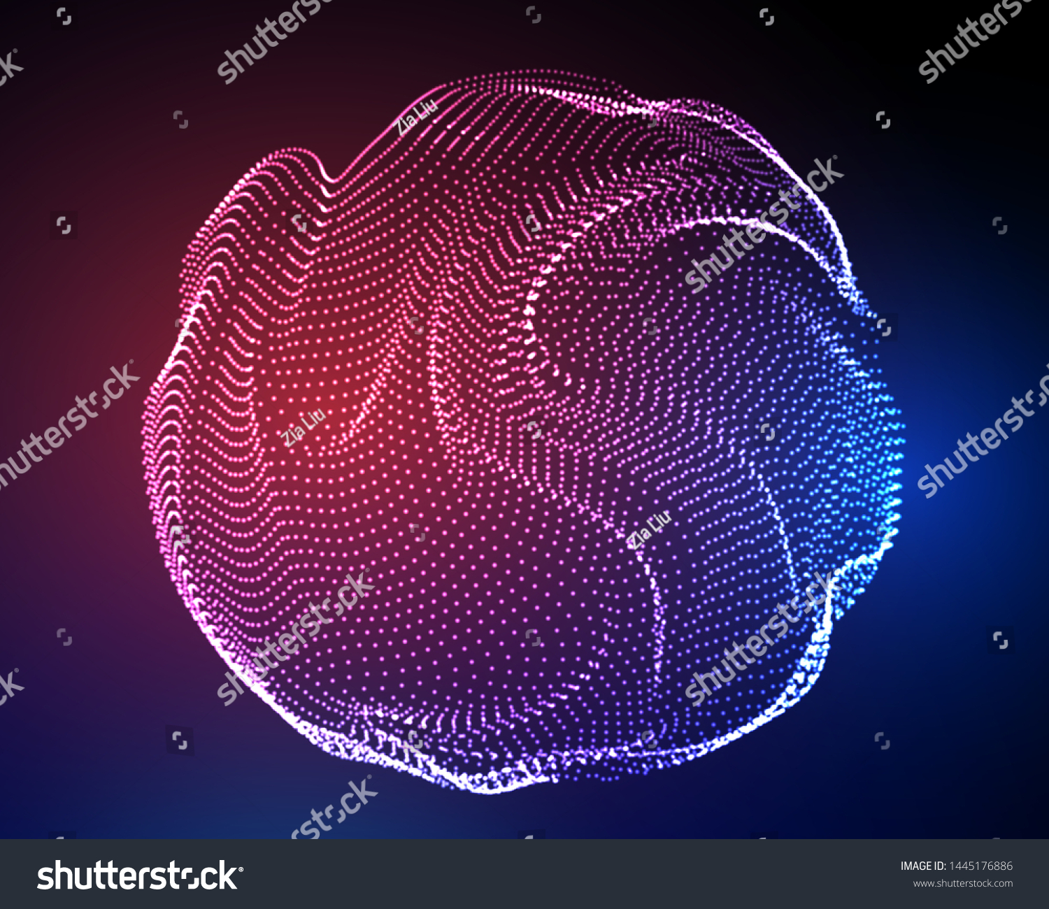 Particle Noise Abstract Background Illustration Big Stock Vector ...