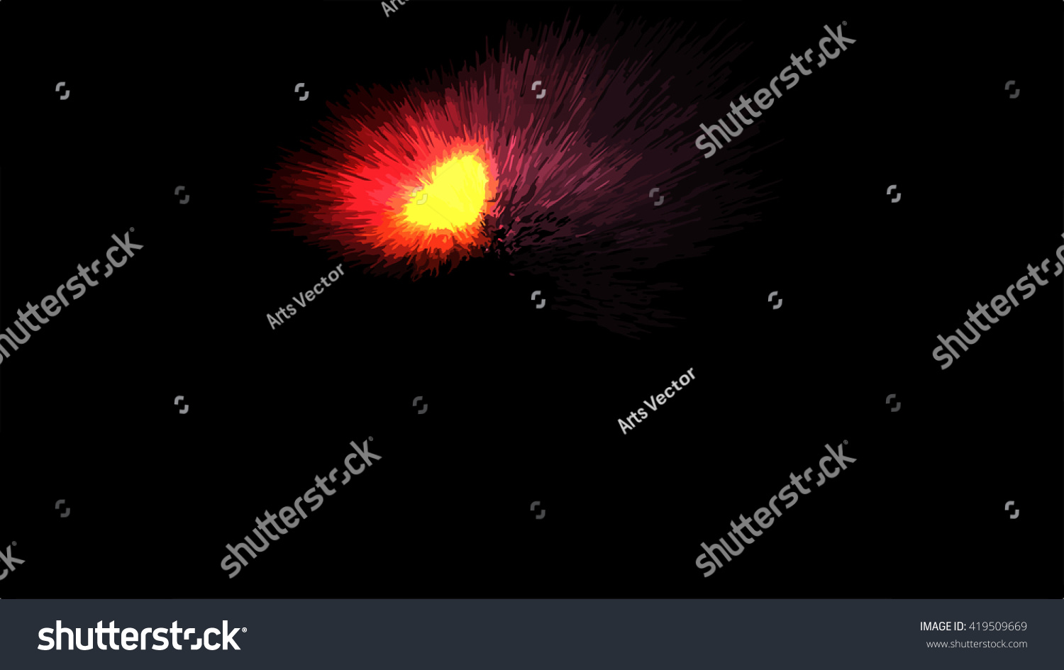 Particles Color Light Vector Stock Vector (Royalty Free) 419509669 ...