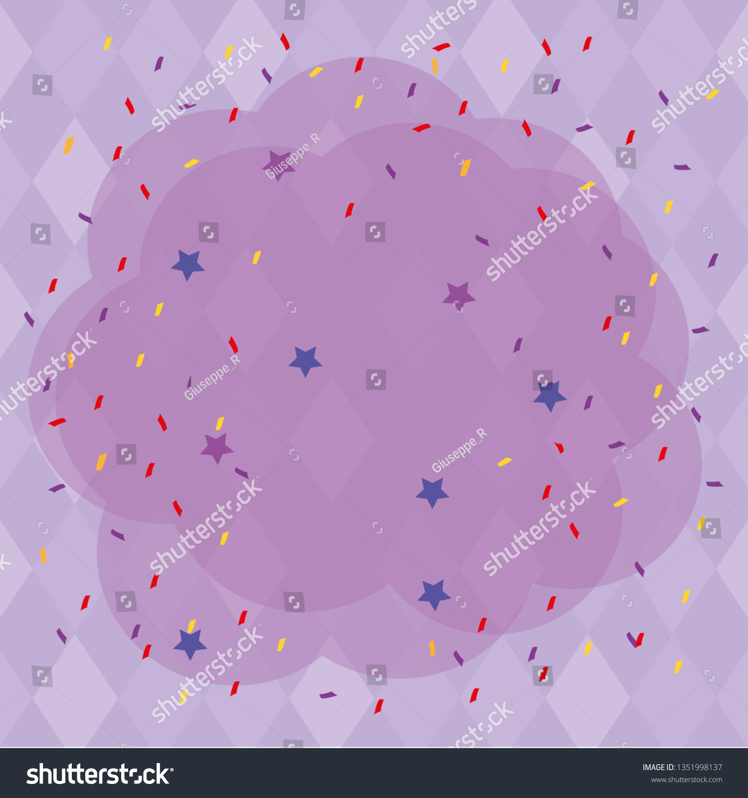 Party Background Cartoon Stock Vector (Royalty Free) 1351998137