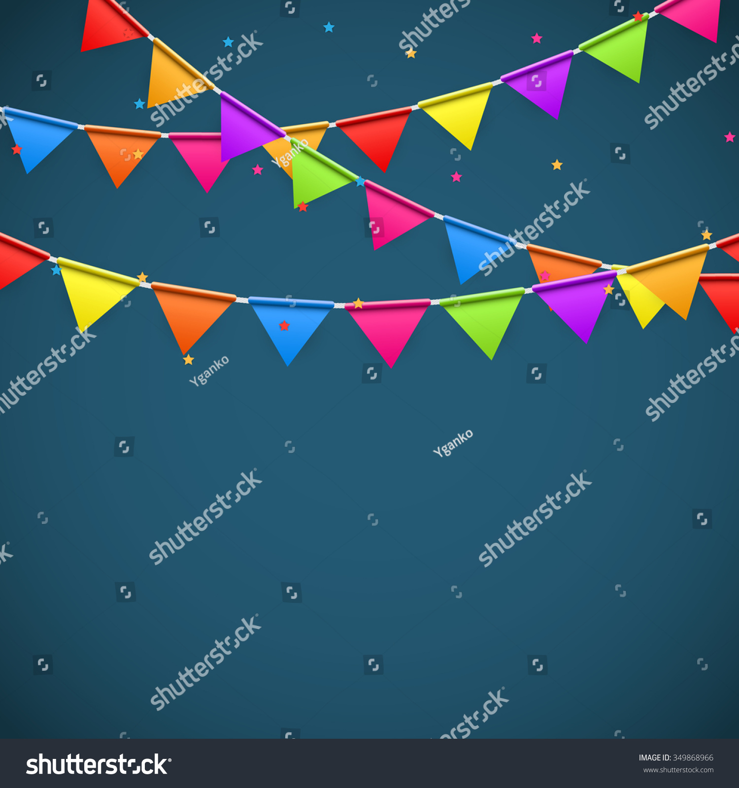 Party Background Flags Vector Illustration Eps10 Stock Vector (Royalty Free) 349868966 ...
