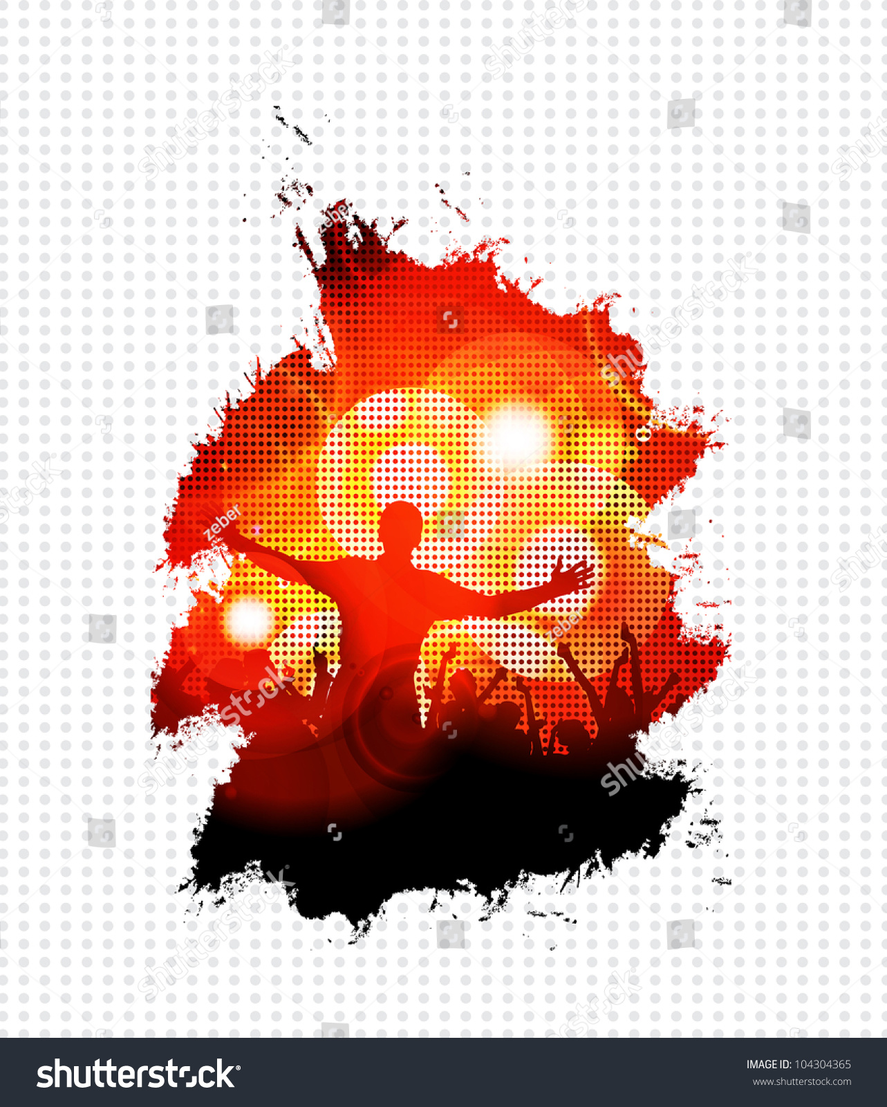 Party Event Vector Illustration Stock Vector (Royalty Free) 104304365 ...
