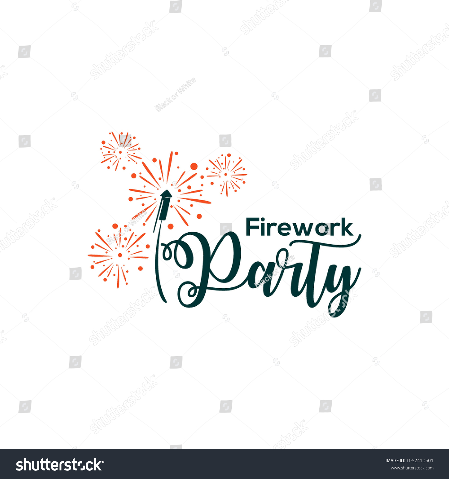 Party Logo Design Stock Vector (Royalty Free) 1052410601 | Shutterstock