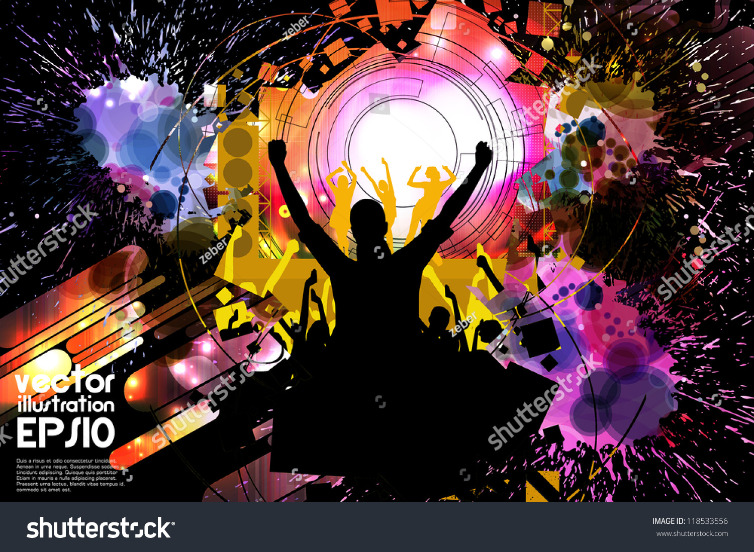 Party Vector Illustration Stock Vector (Royalty Free) 118533556 ...