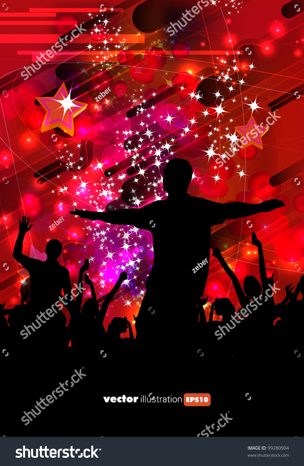 Party Vector Illustration Stock Vector (Royalty Free) 99280904 ...