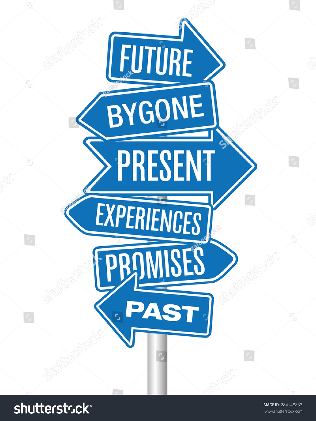 Past Future Arrows Stock Vector (Royalty Free) 284148833 | Shutterstock